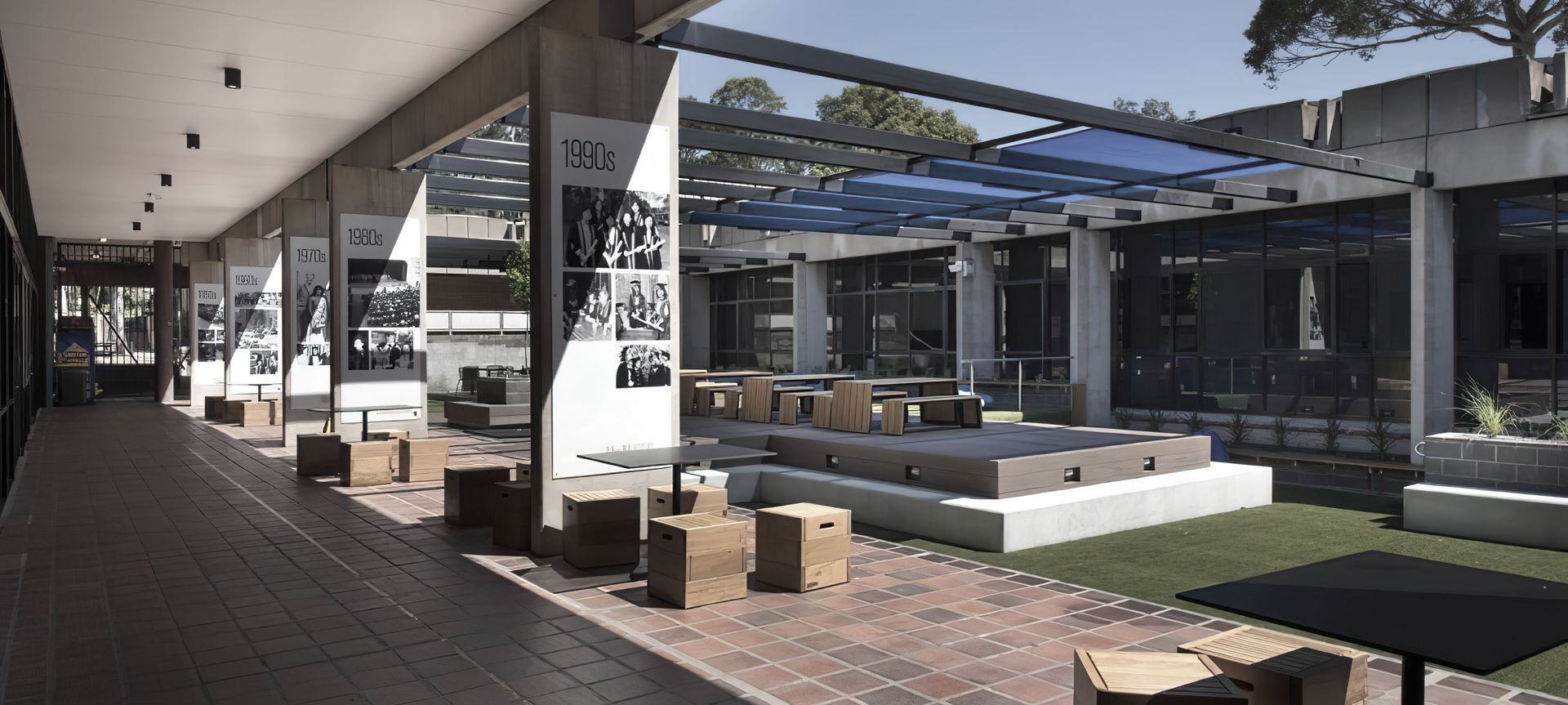UoN Hunter Precinct Courtyard by Space Design Architecture | ArchiPro AU