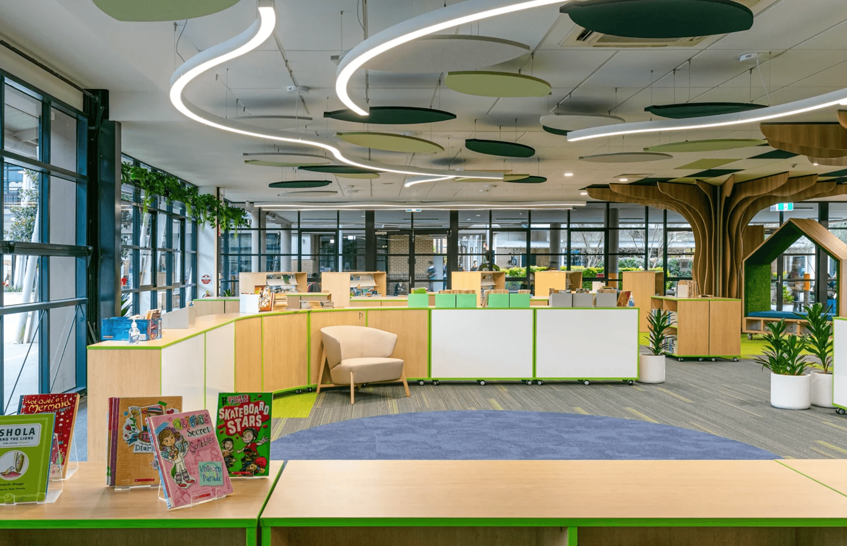 St Marks Catholic College Library by Colab Lighting | ArchiPro AU