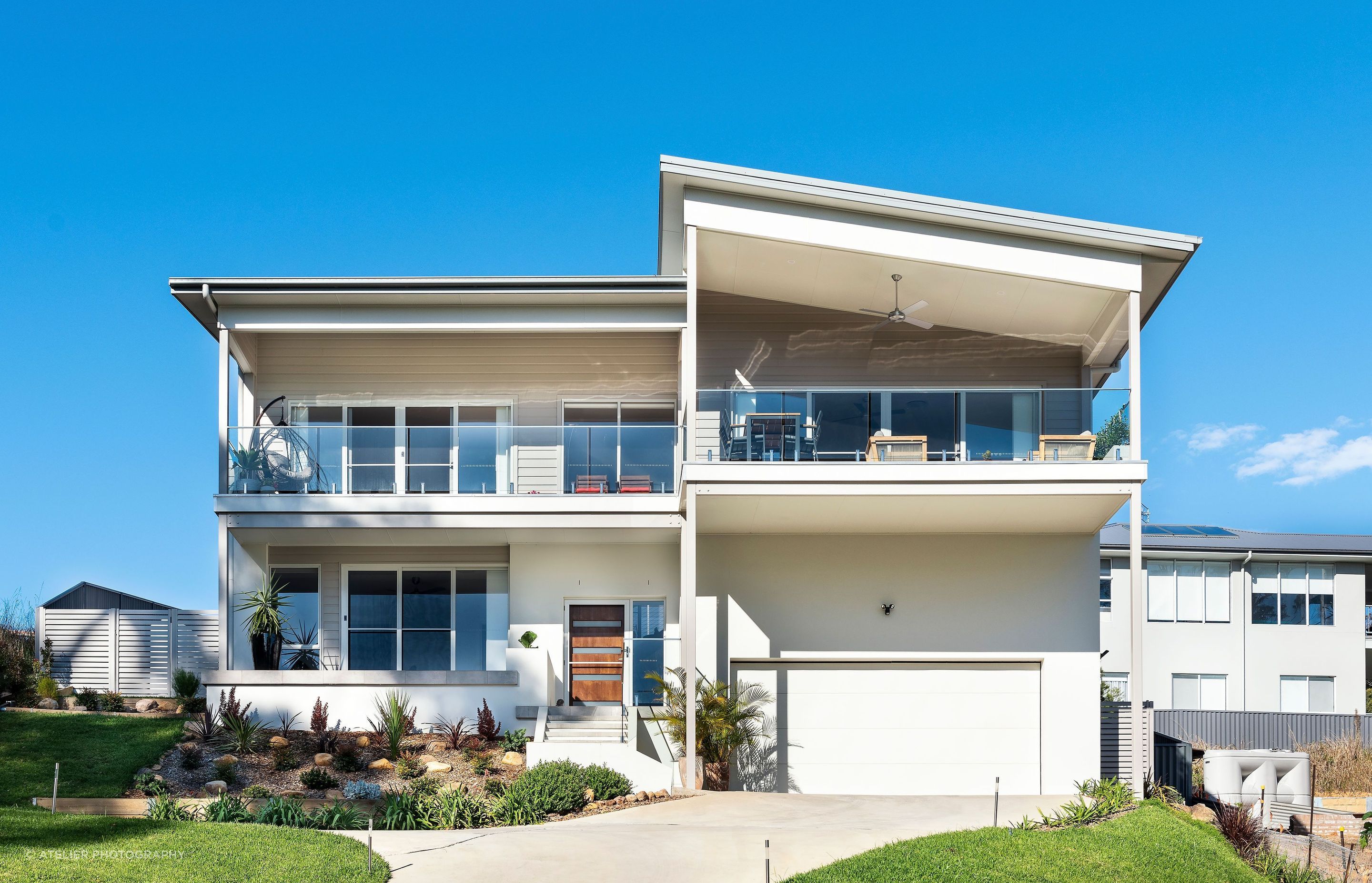 Two Storey Home on steep block by Bakker Design | ArchiPro AU