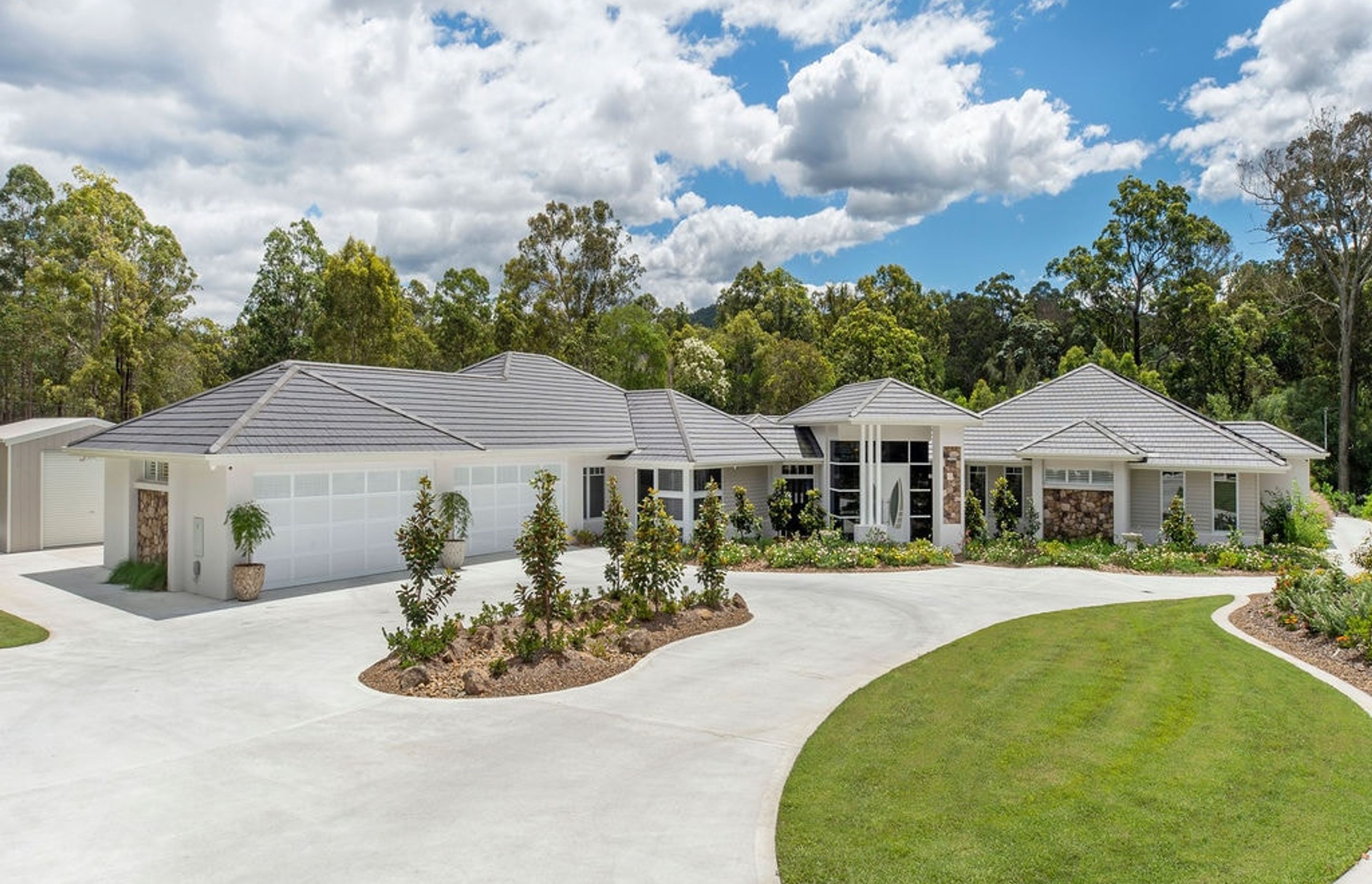 Hamptons Style Garage Doors by Steel-Line Garage Doors | ArchiPro AU