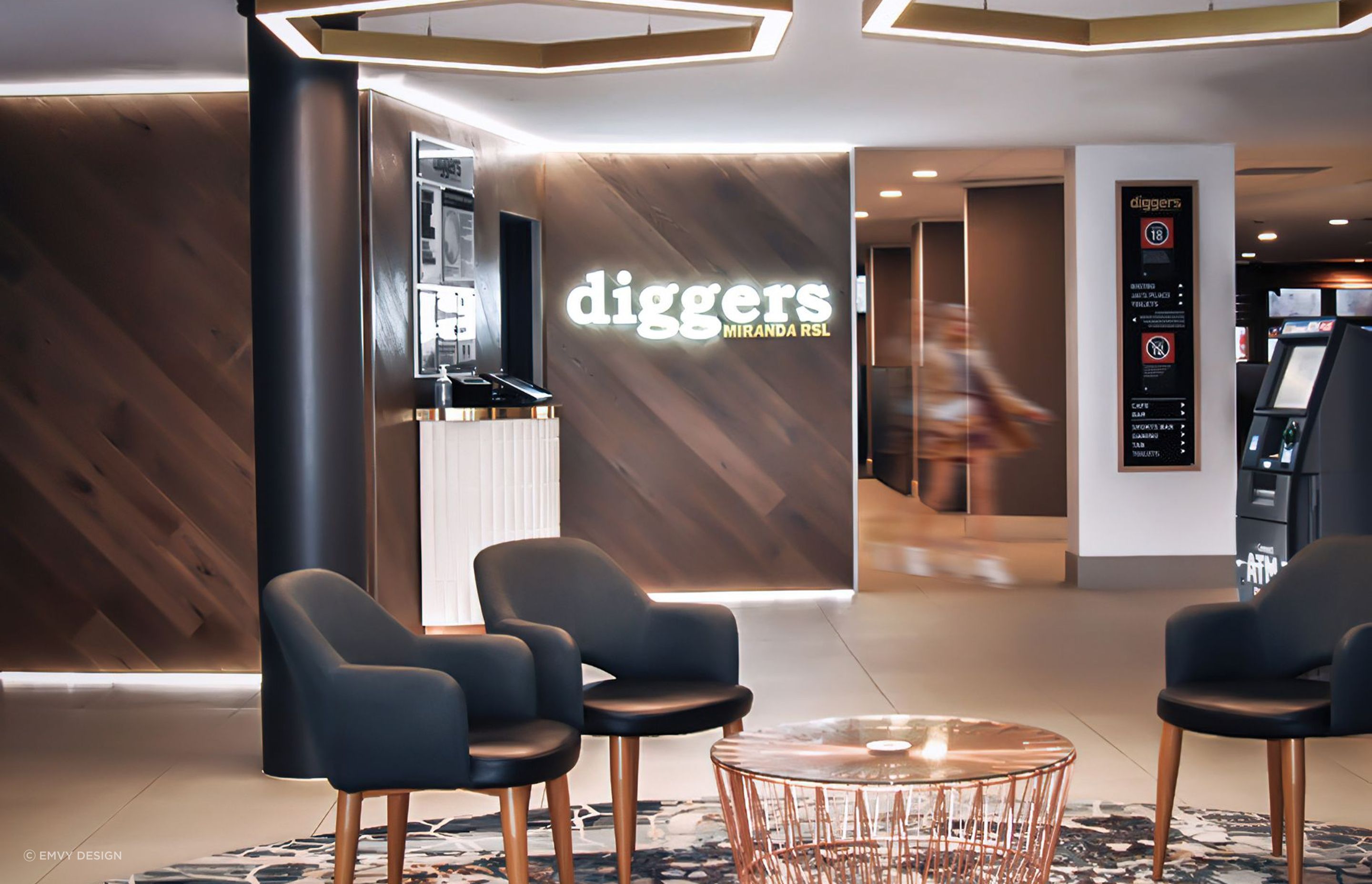 Miranda Diggers RSL Club by Emvy Design | ArchiPro AU