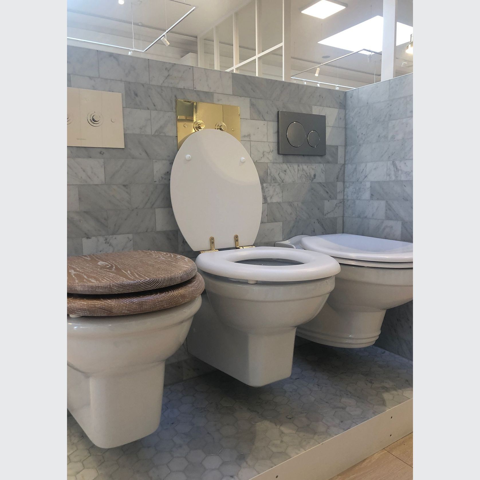 Soho wall hung toilet and bidet | ArchiPro AU