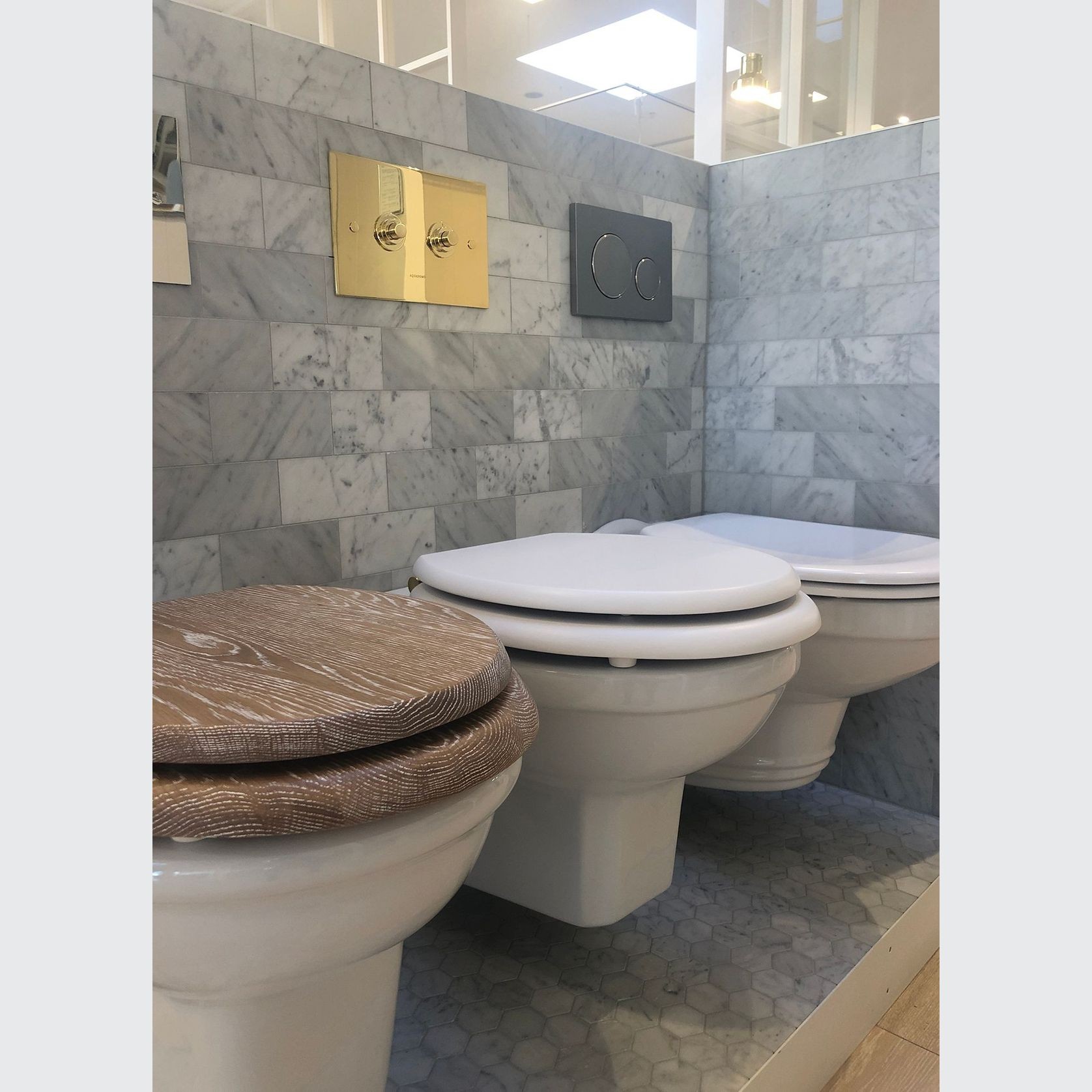 Soho wall hung toilet and bidet | ArchiPro AU