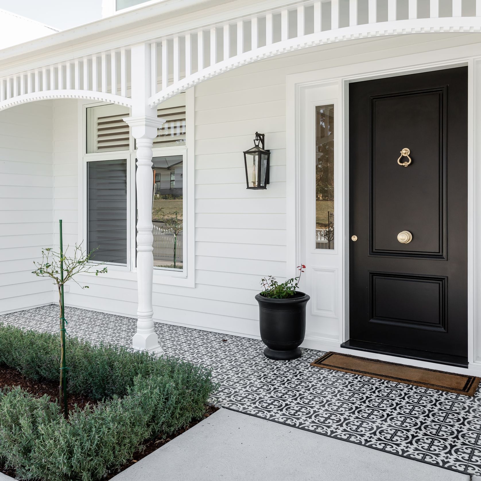 FR04 Arched Exterior Fretwork with Dentil Moulding | ArchiPro AU