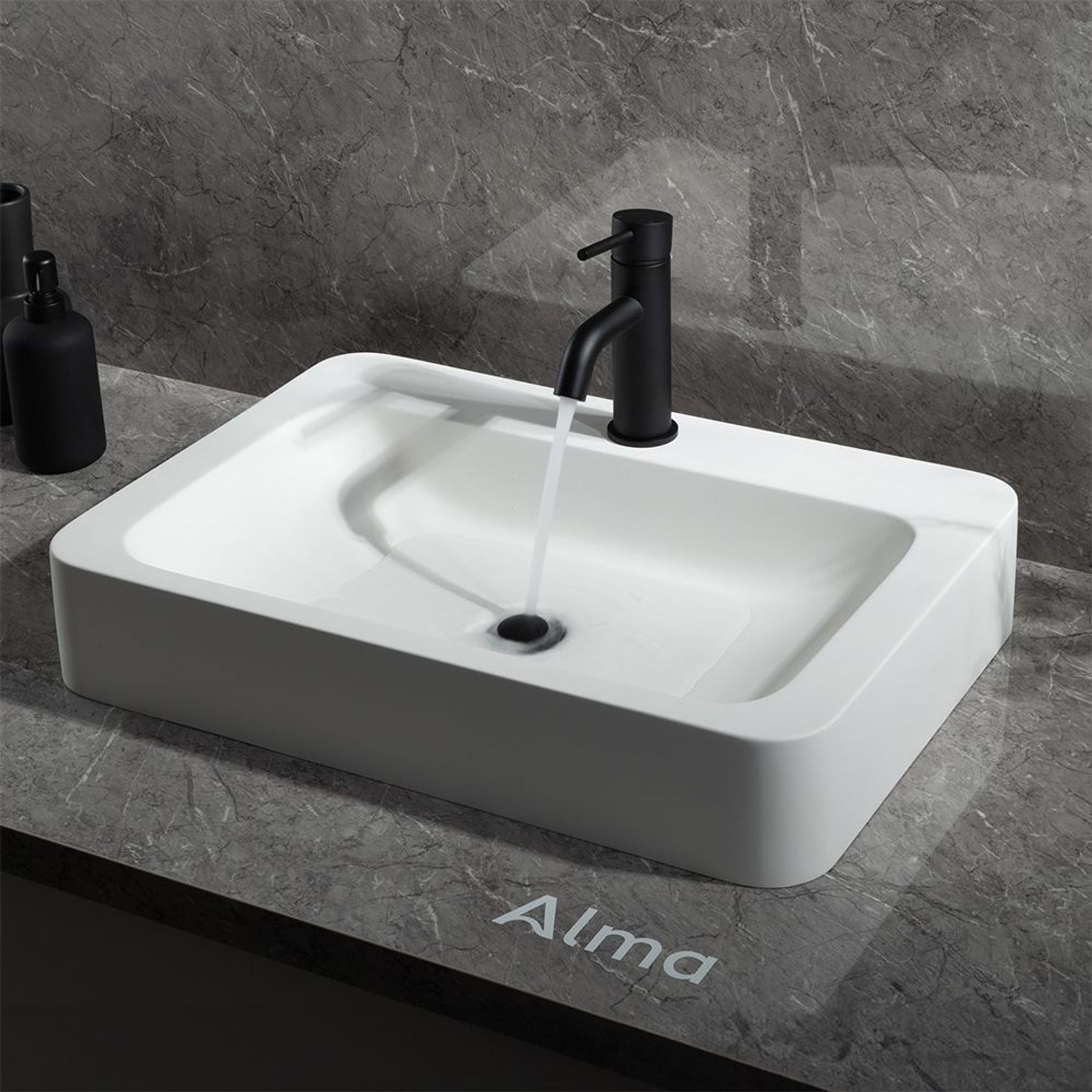 Mira Matte Black Short Basin Mixer | ArchiPro AU