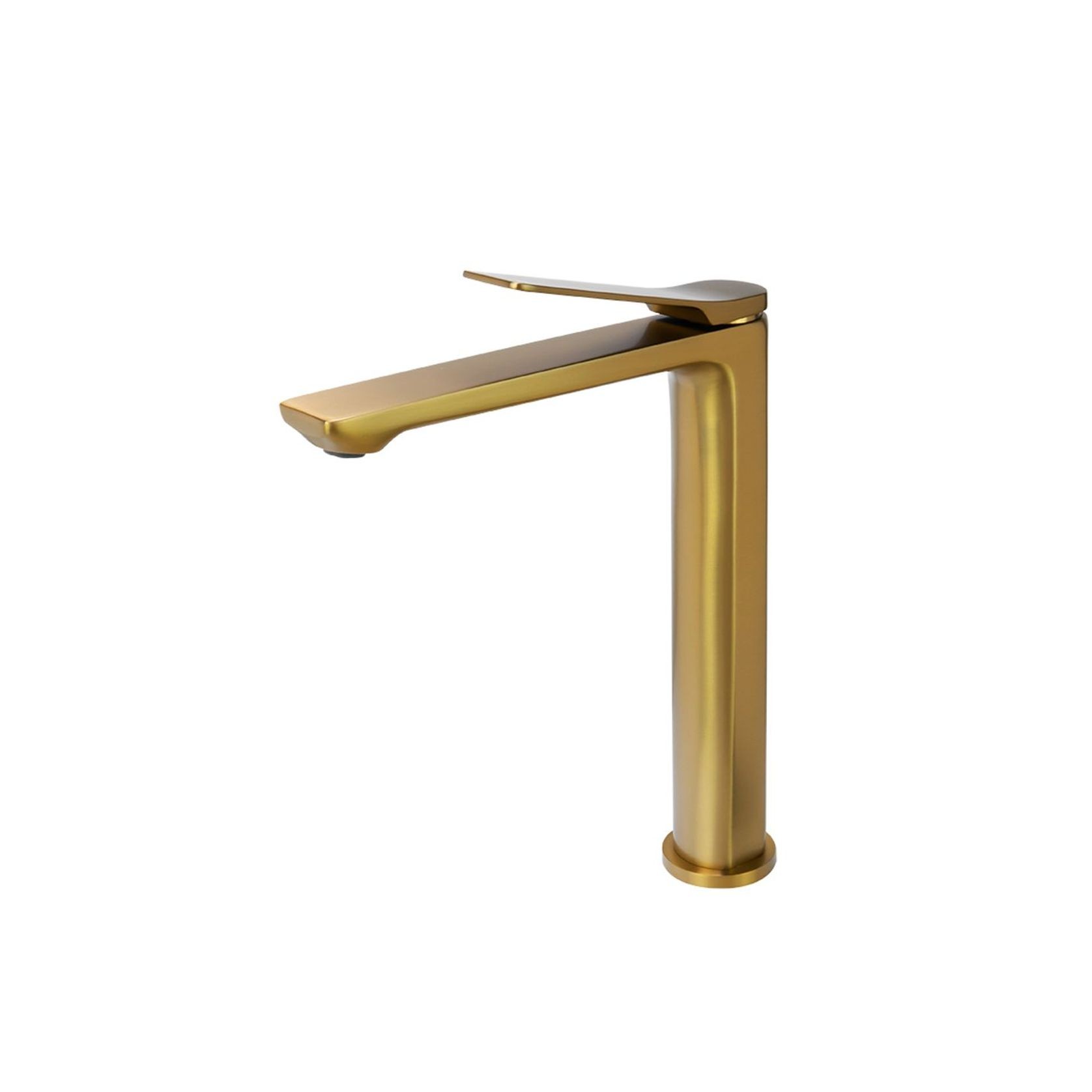 Rushy Tall Basin Mixer Brushed Brass | ArchiPro AU