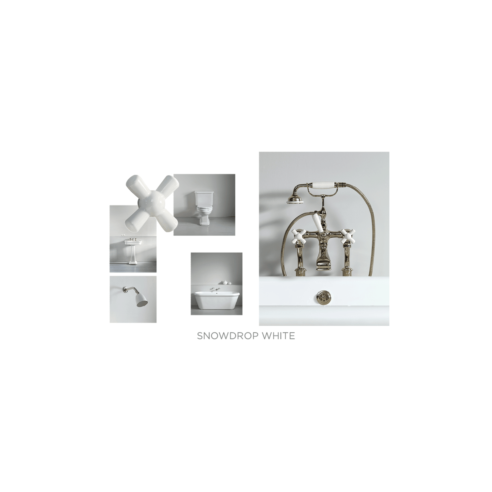 Snowdrop White Rockwell Tapware - The Water Monopoly | ArchiPro AU