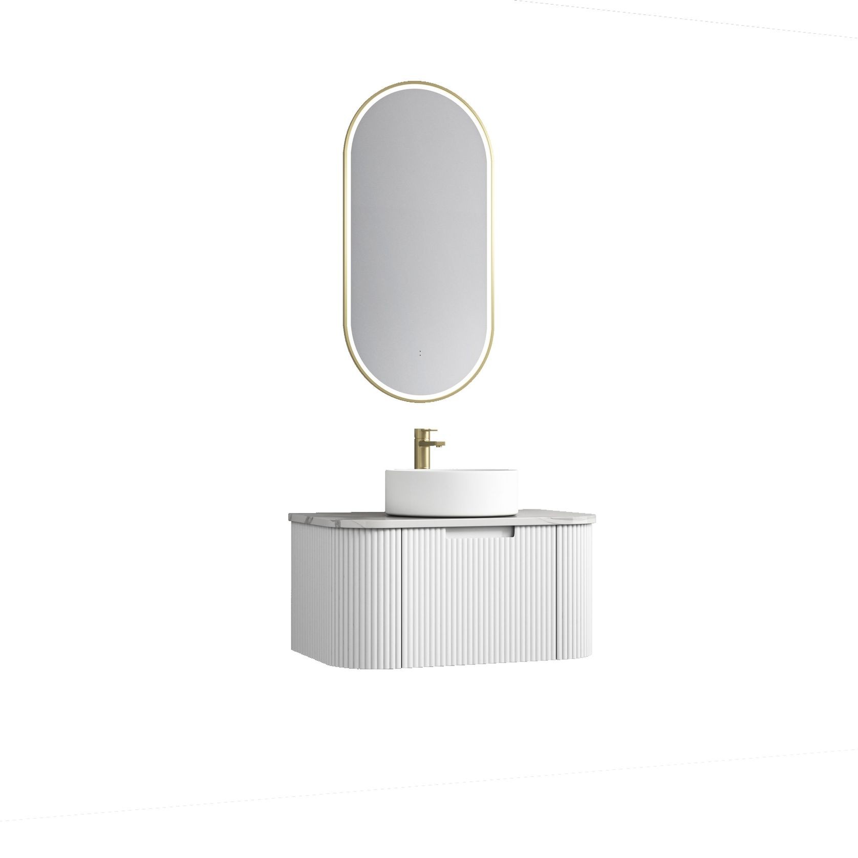 Aulic Petra Wall Hung Vanity 750mm | ArchiPro AU