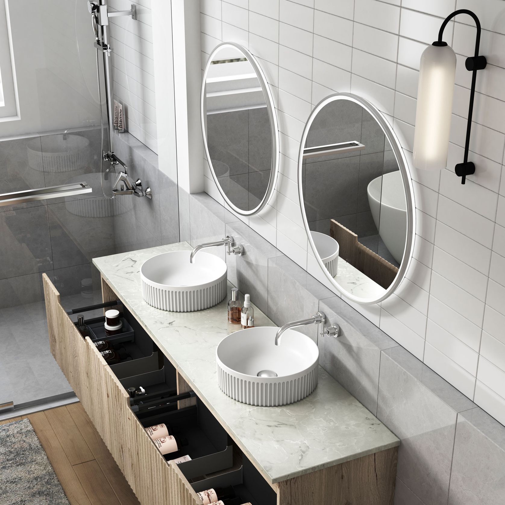 Aulic Calder Wall Hung Vanity 1800mm | ArchiPro AU