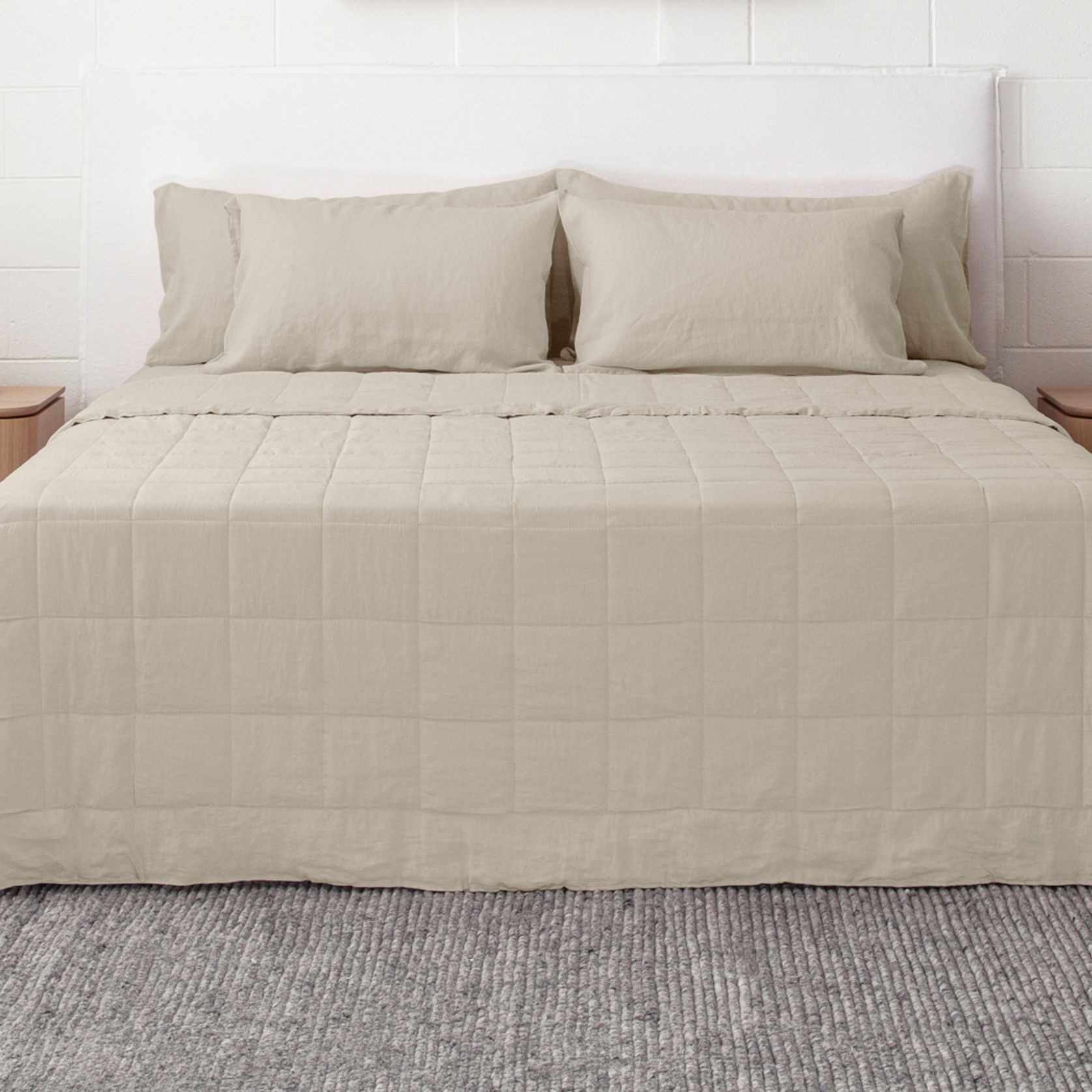 Cotton-filled Linen Quilts | ArchiPro AU