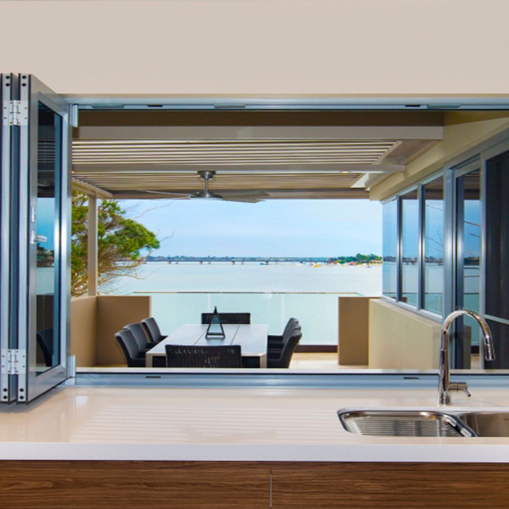 Vantage | Series 546 | Bi-fold Window | ArchiPro AU