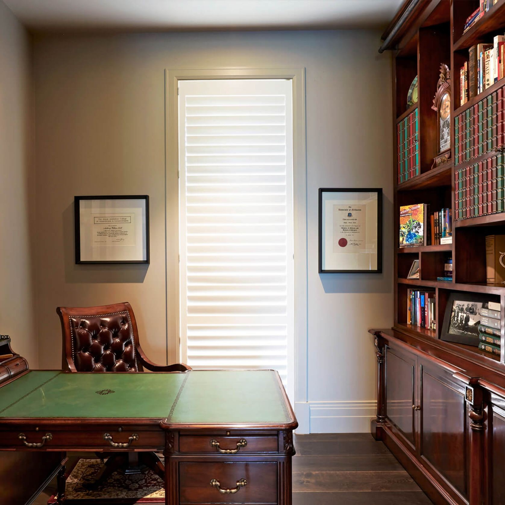 Victorian Bookcase with Faux Books | ArchiPro AU