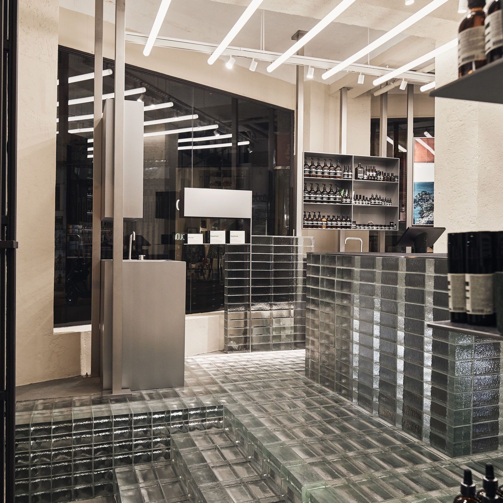 Poesia Mottled Cast Glass Bricks | ArchiPro AU