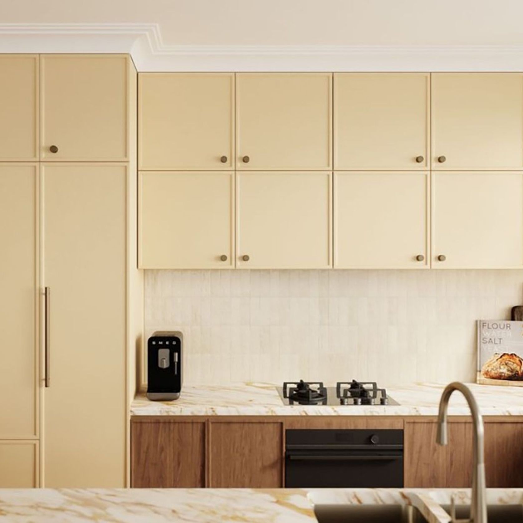 Momo Sussex Solid Brass Cabinet Lined Knob 35mm | ArchiPro AU