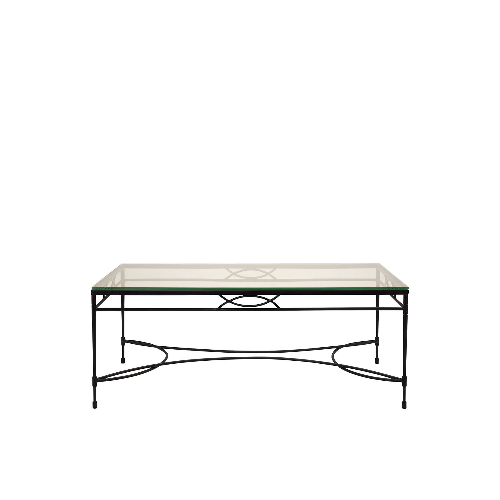 Amalfi Glass Top Cocktail Table Rectangle | ArchiPro AU