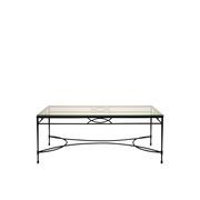 Amalfi Glass Top Cocktail Table Rectangle | ArchiPro AU