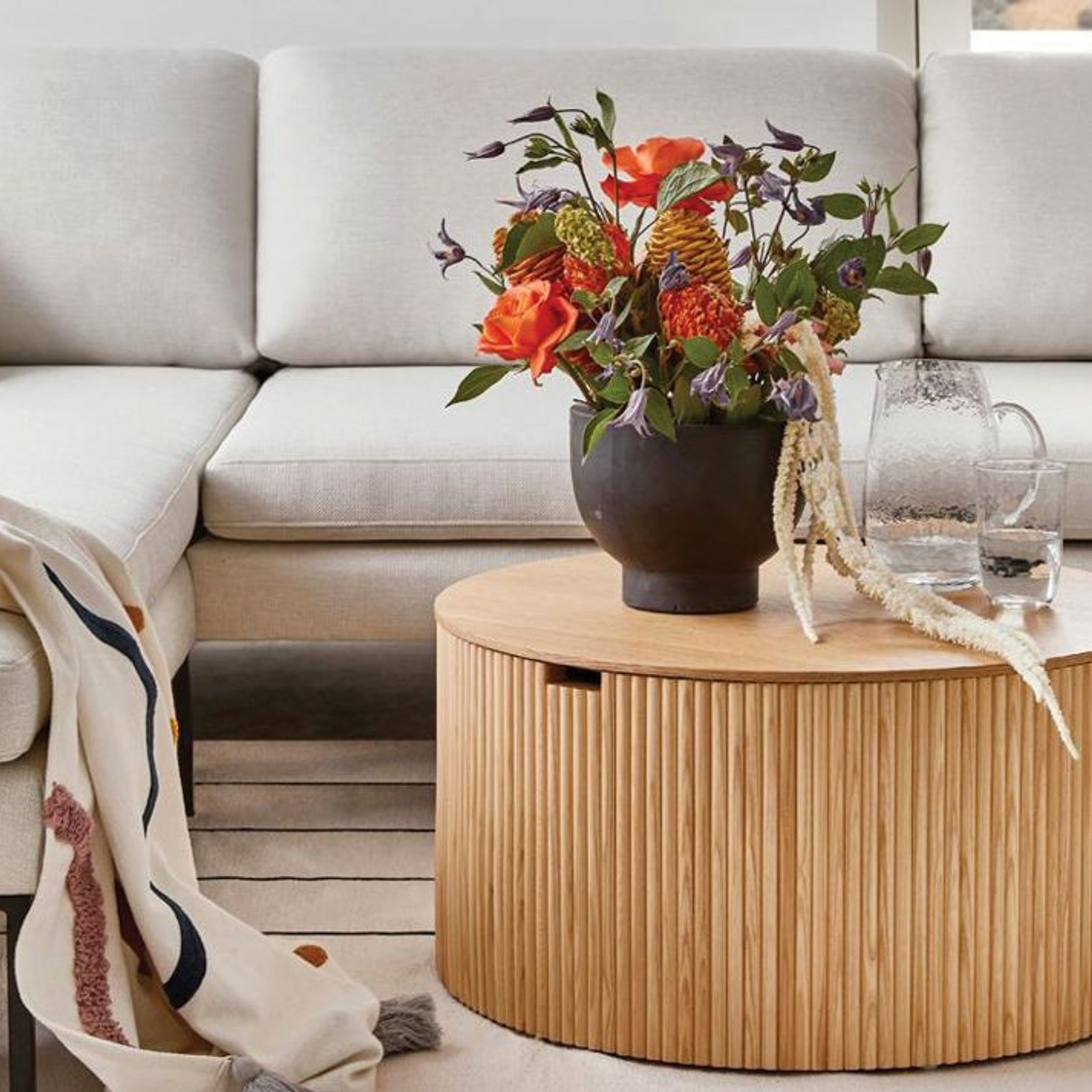 Ridge Coffee Table - Natural | ArchiPro AU