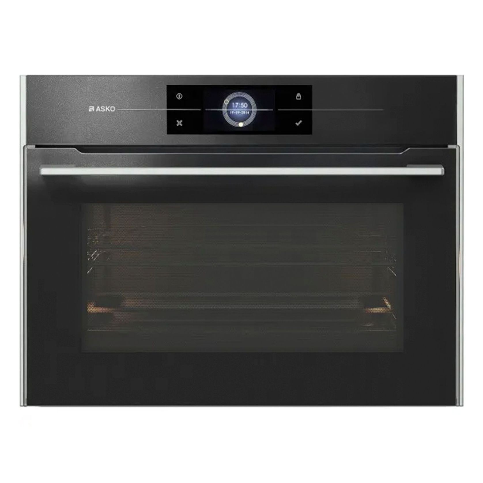 ASKO Elements 45cm Built-In Combi Microwave Oven - Black Pearl ...
