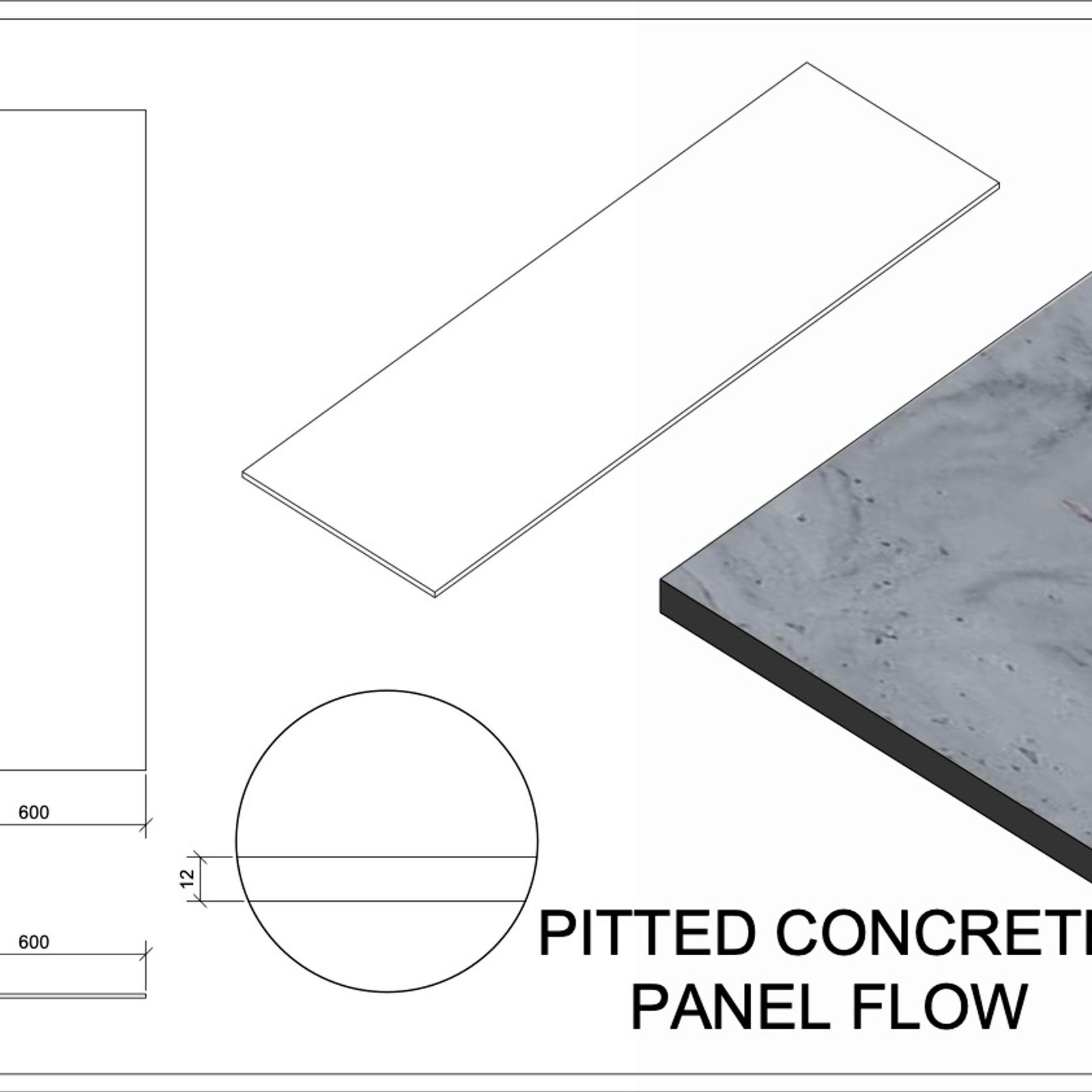 Pitted Concrete Wall Panel | ArchiPro AU