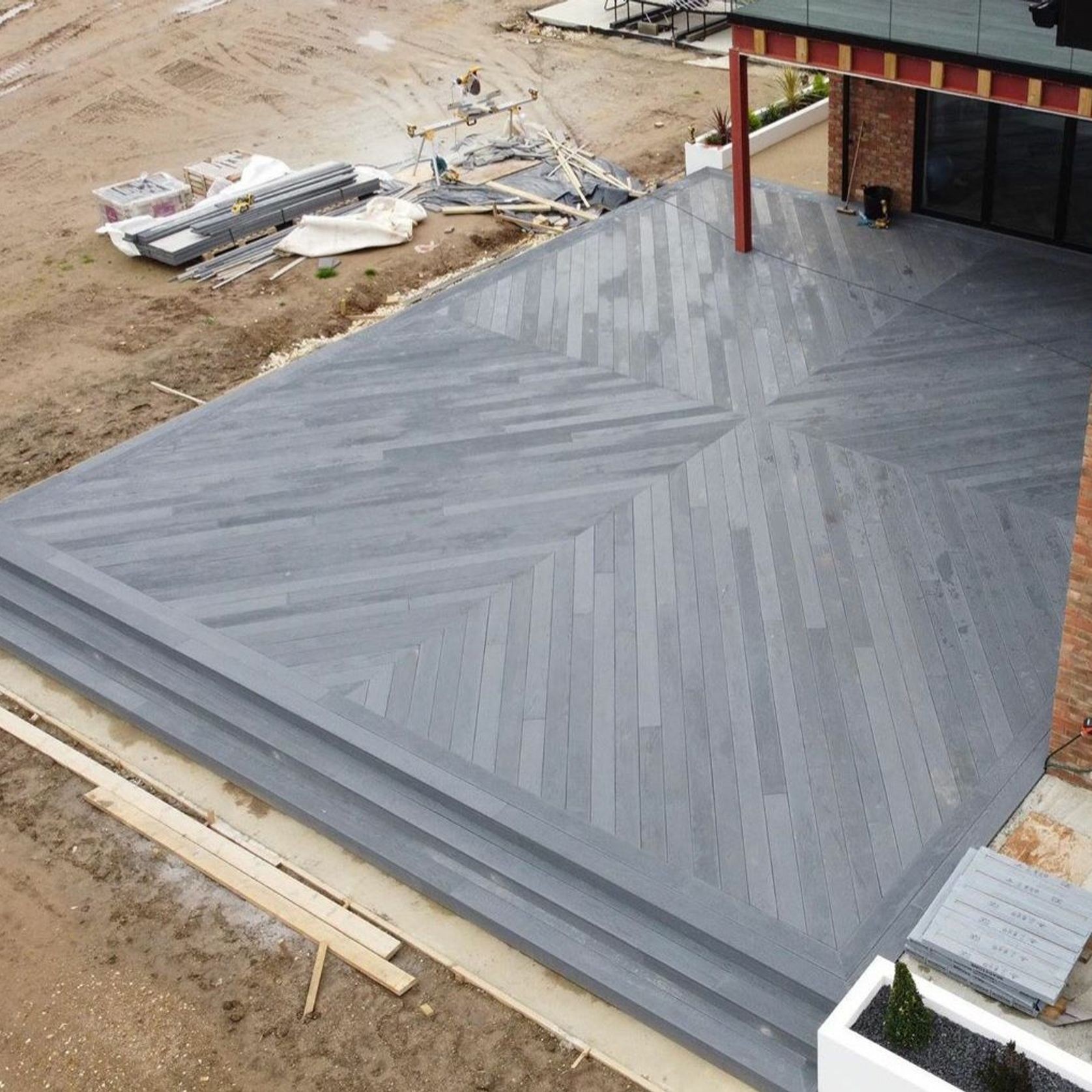 Brushed Basalt | Enhanced Grain Decking | ArchiPro AU