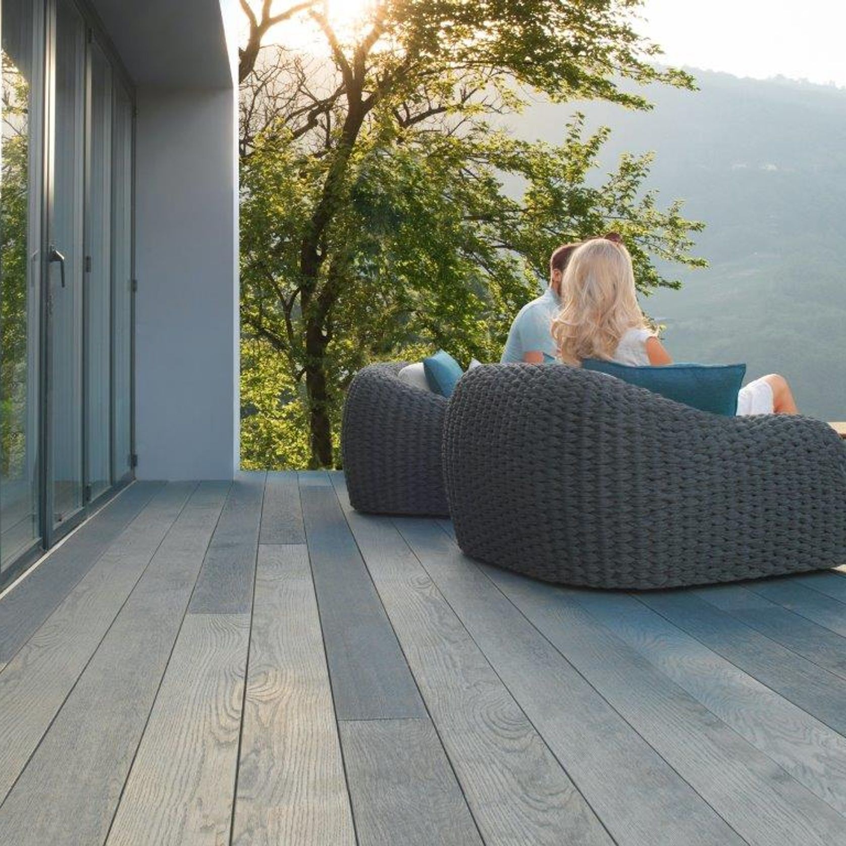 Brushed Basalt | Enhanced Grain Decking | ArchiPro AU