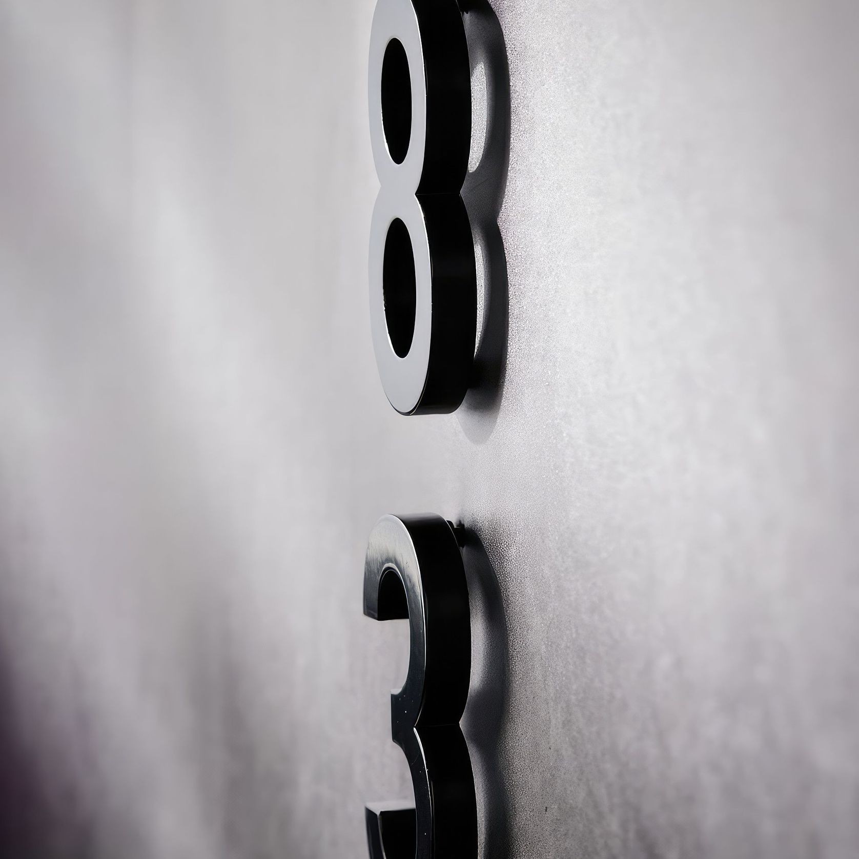 Black Stainless Steel Numbers & Letters | ArchiPro AU