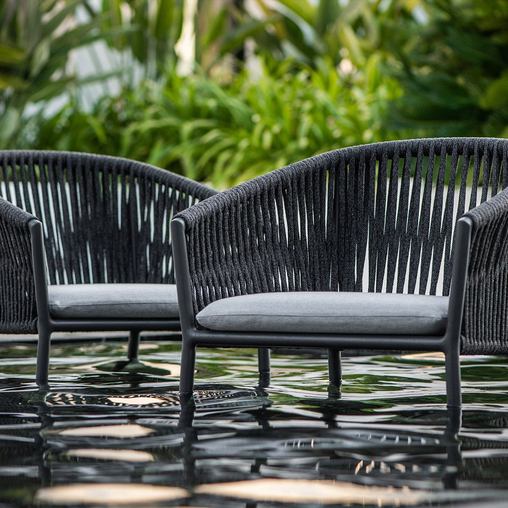 Danli Ceramic Outdoor Table with 8 Gizella Chairs | ArchiPro AU