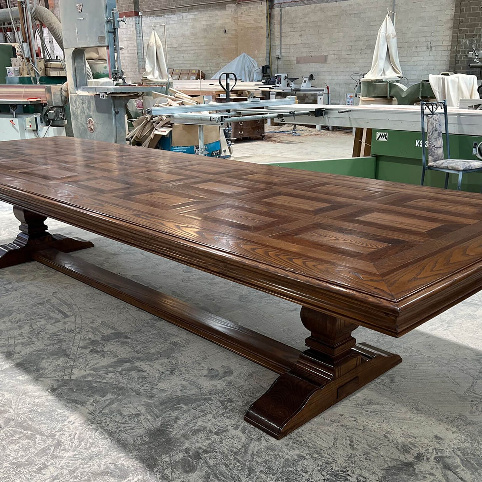 Custom Parquetry Dining Table | ArchiPro AU