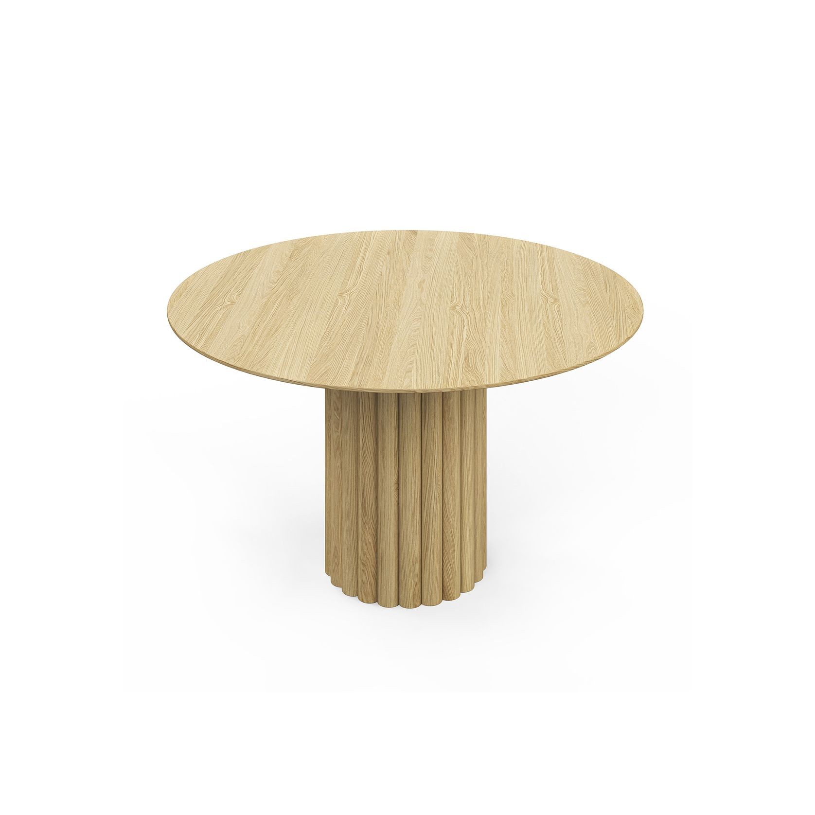 Kara 120cm Round Oak Dining Table | Natural | ArchiPro AU