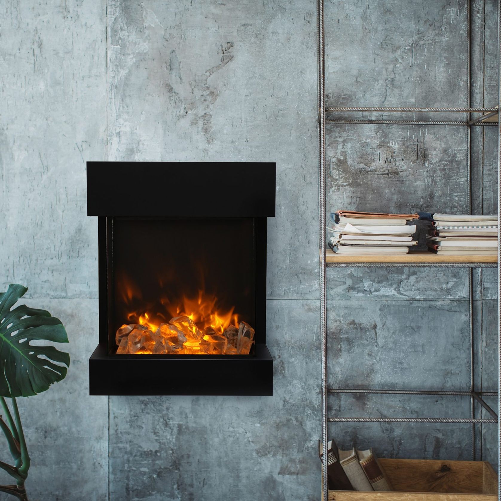 Amantii Cube 2025 Wall Mounted Electric Fireplace | ArchiPro AU