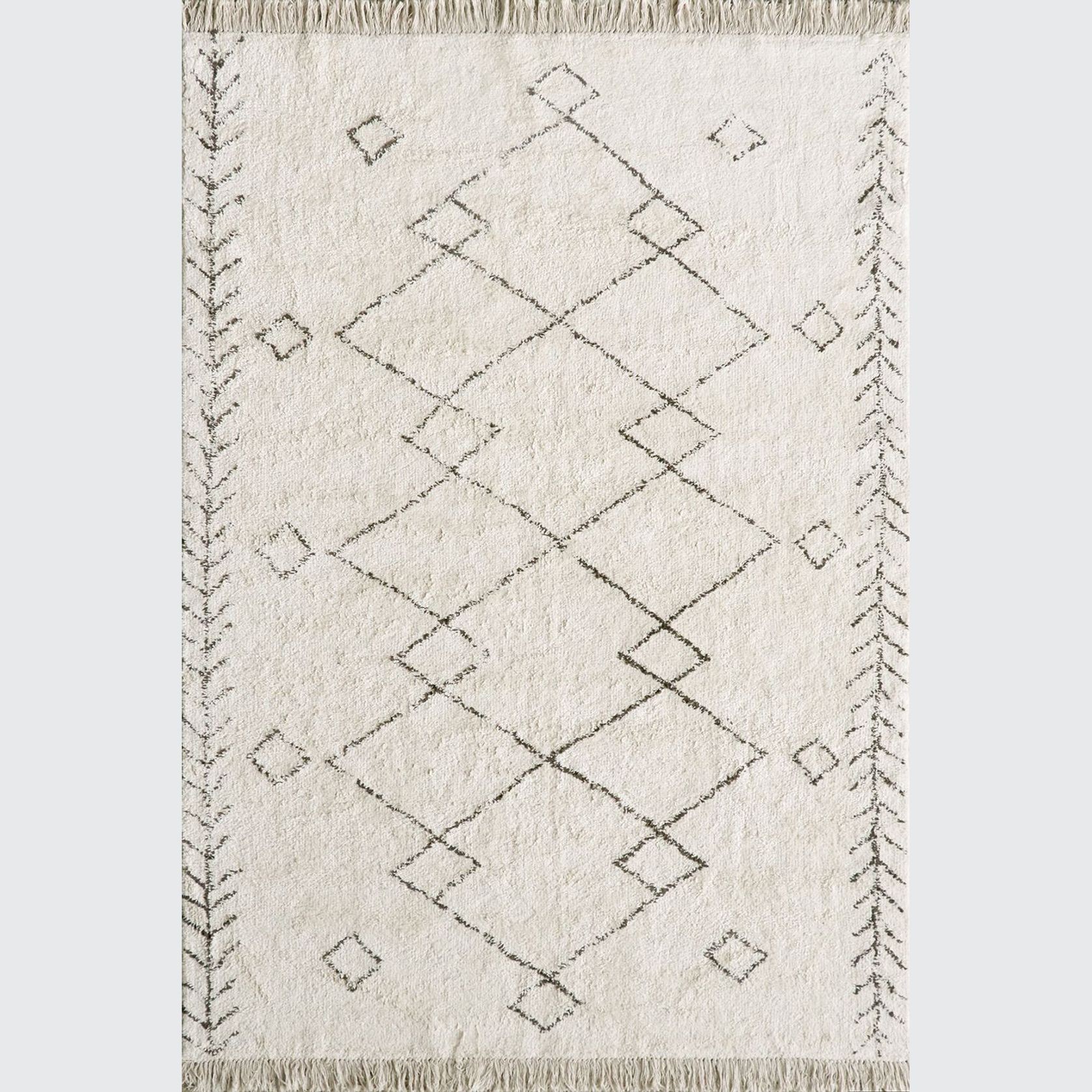 Bjorn Aztec Pattern Rug | Beige | ArchiPro AU