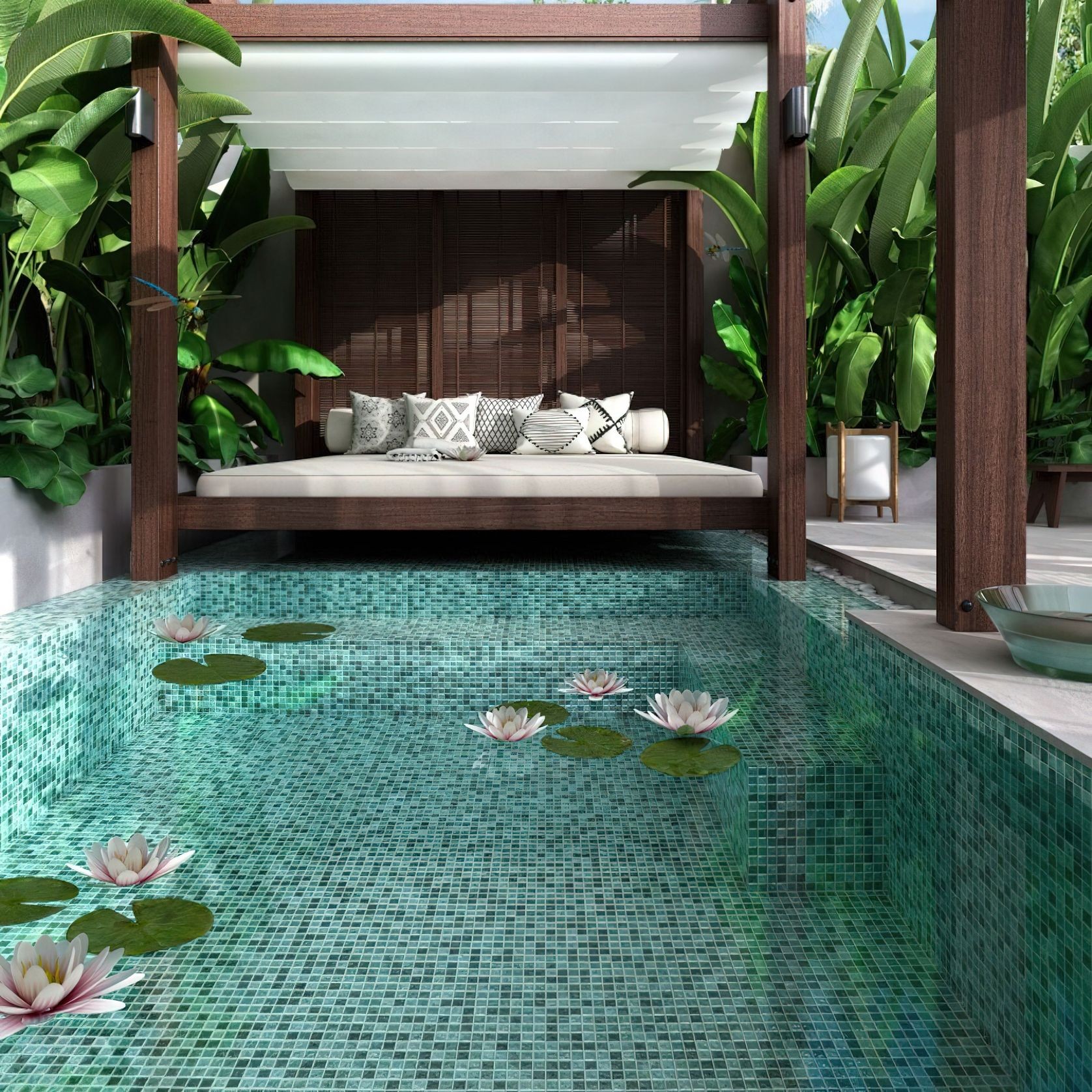 Nature Series Mosaic Pool Tiles | ArchiPro AU