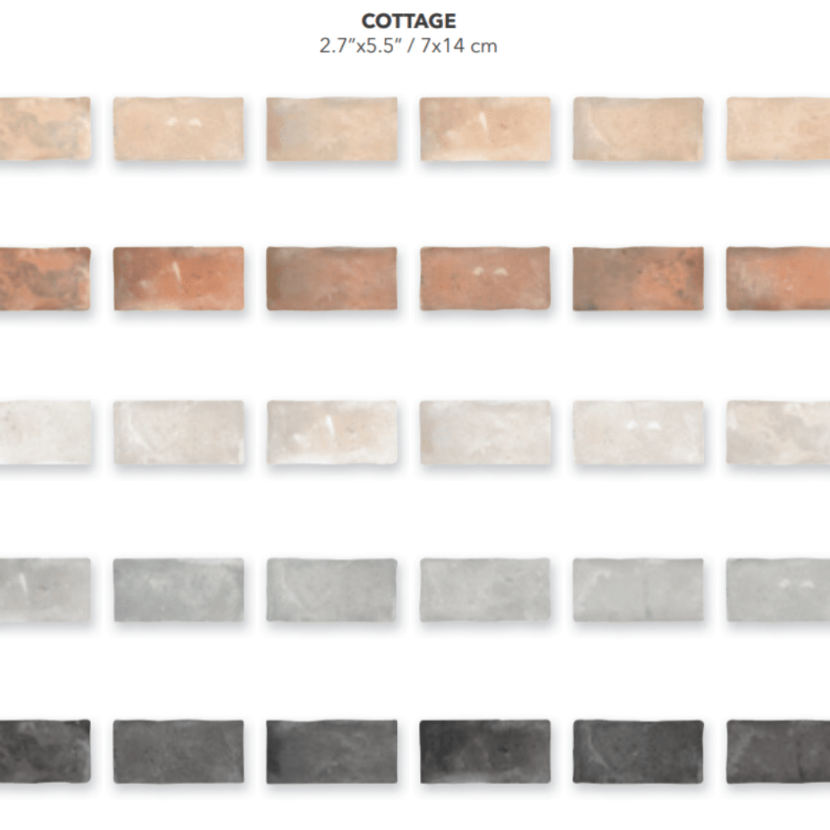 Cottage Brick Series Porcelain Tiles | ArchiPro AU