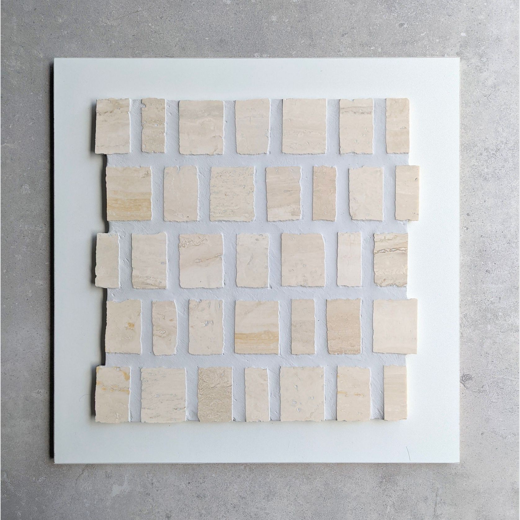 Scarpa Mosaic - Ivory Travertino Wide Joint | ArchiPro AU