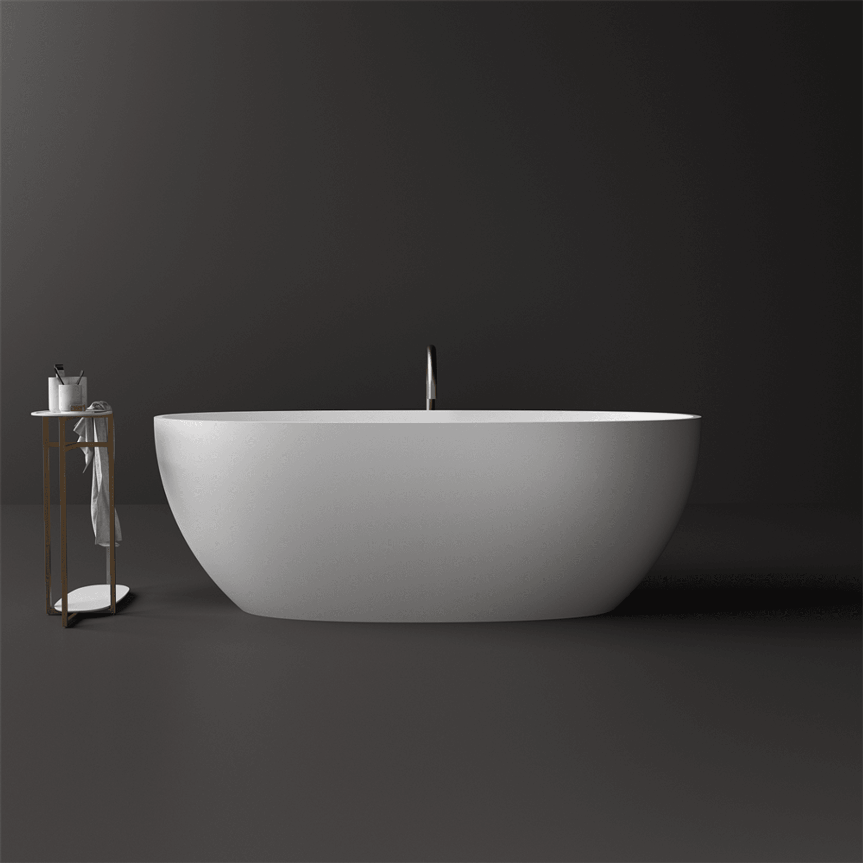Slimline Grace Lightweight Stone Bath Various Sizes | ArchiPro AU