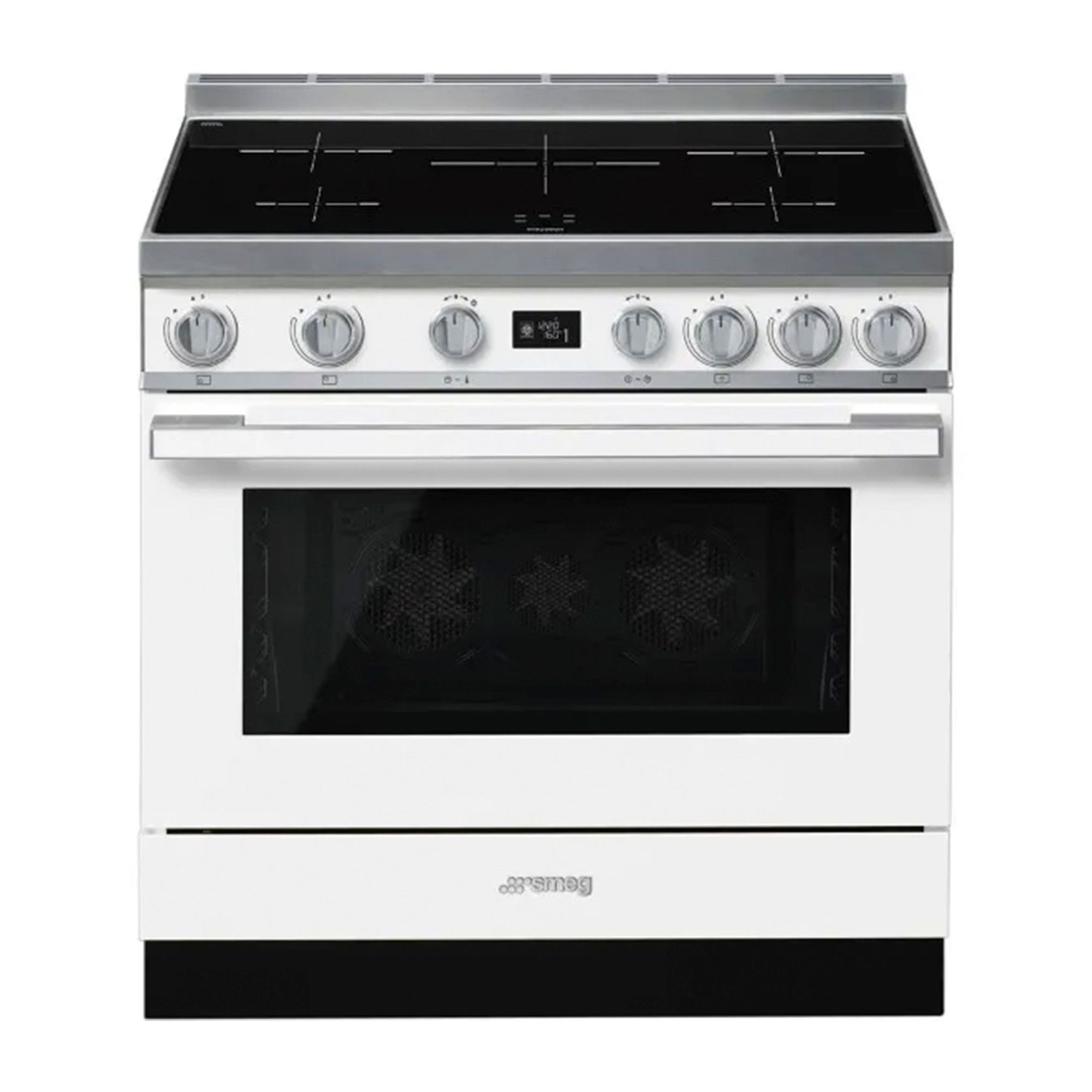 Smeg Portofino 90cm Induction Cooker - White | ArchiPro AU
