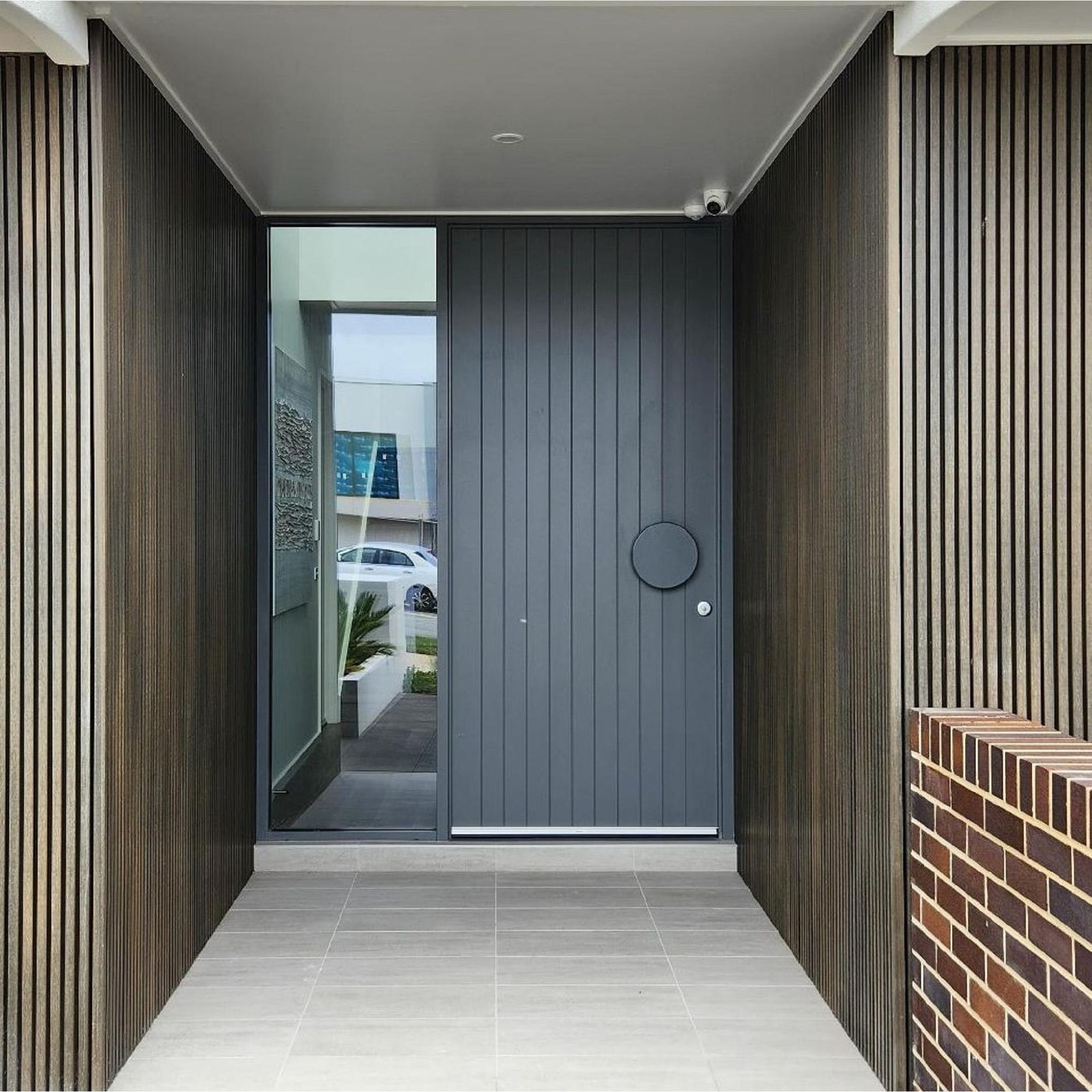 Strata TGV Aluminium Modern Entrance Doors | ArchiPro AU