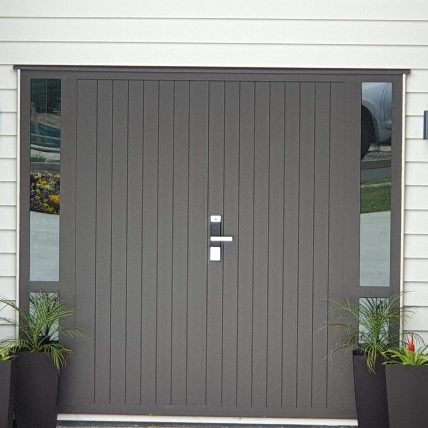 Strata TGV Aluminium Modern Entrance Doors | ArchiPro AU