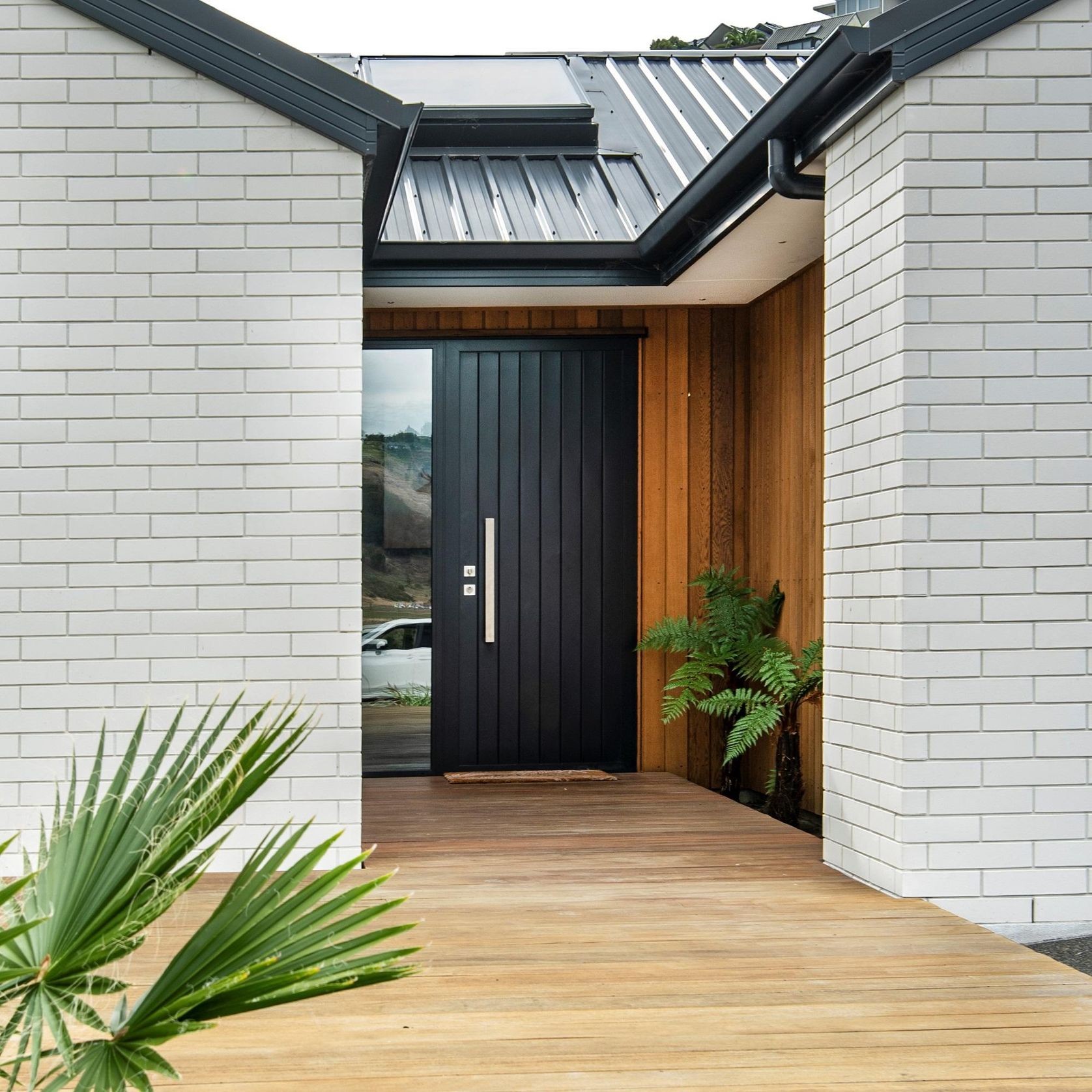 Strata TGV Aluminium Modern Entrance Doors | ArchiPro AU