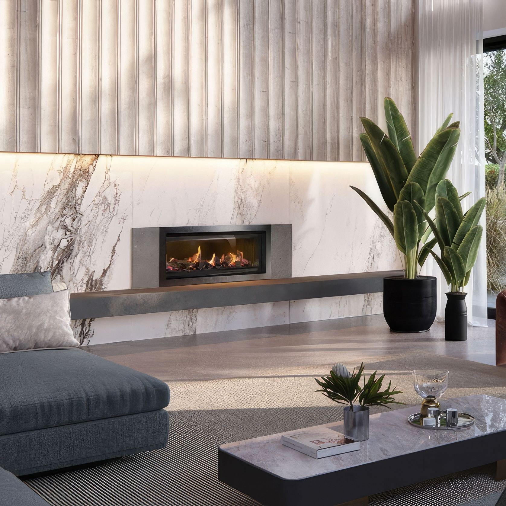 Element MK2 | Gas Fireplace | ArchiPro AU