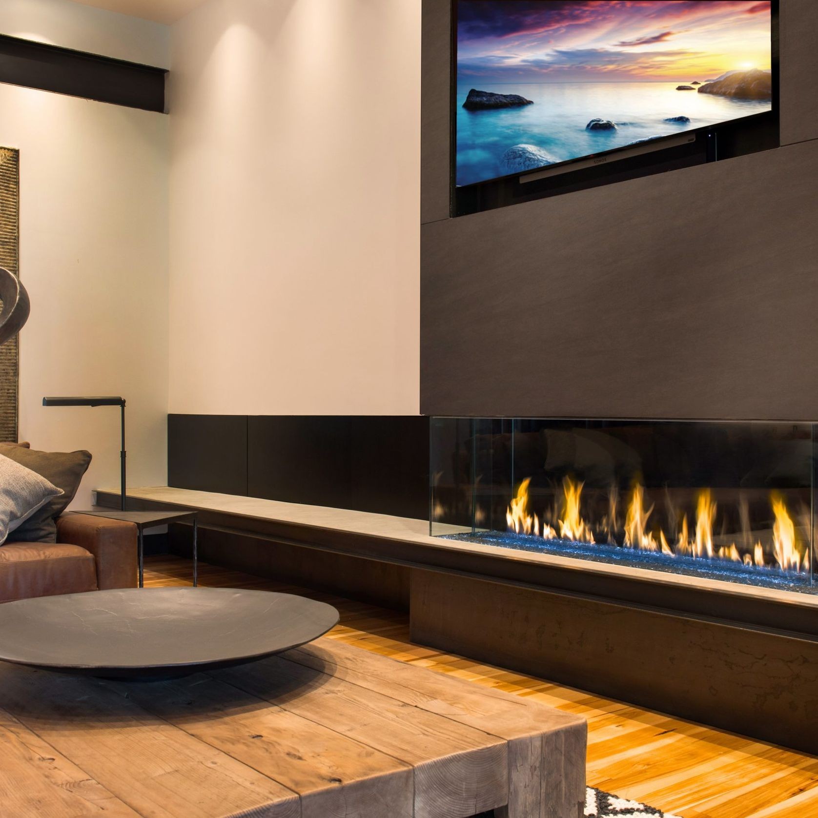 Davinci Bay Window Gas Fireplace | ArchiPro AU