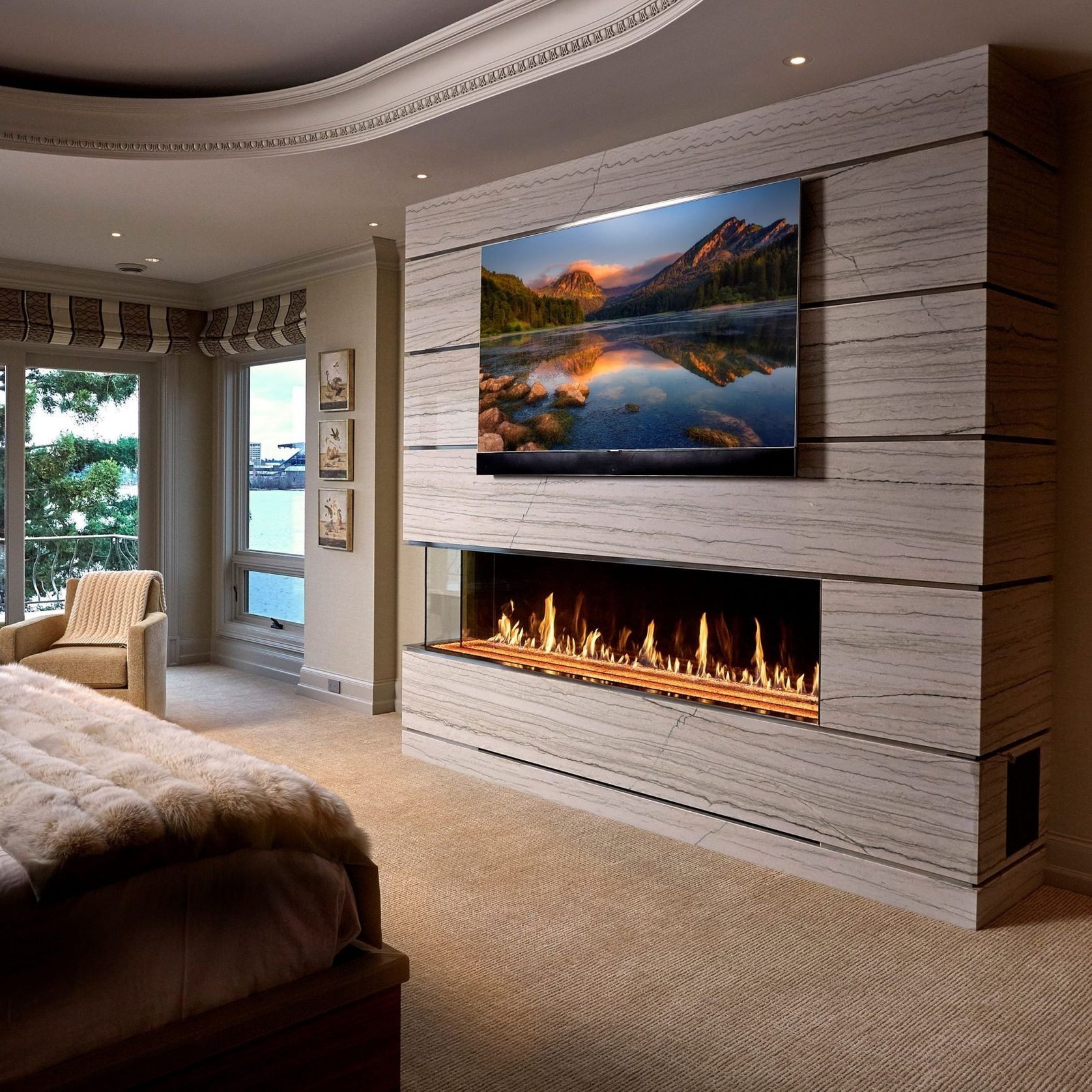 Davinci Left & Right Hand Corner Gas Fireplaces | ArchiPro AU