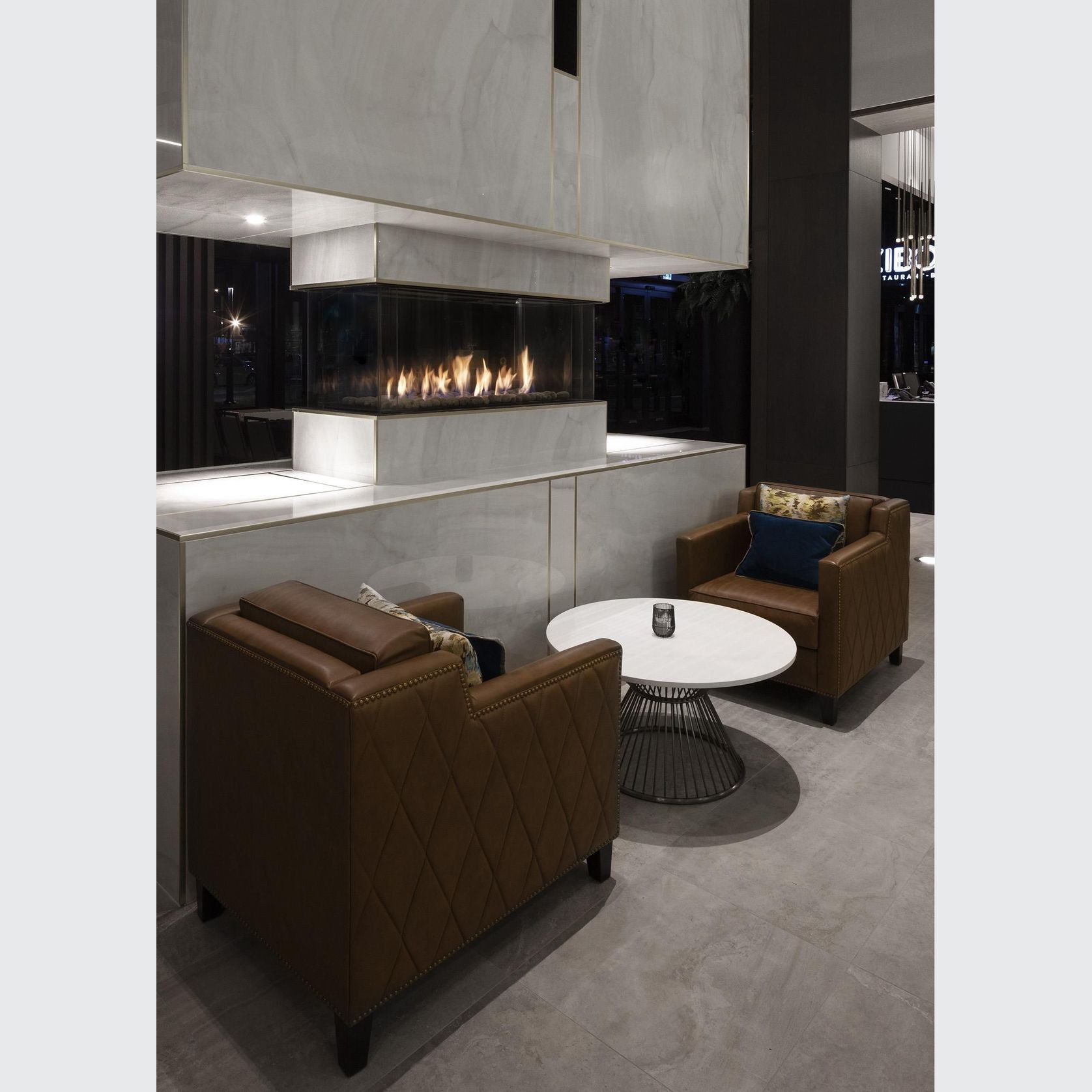 Ortal 4 x Sided Glass Gas Fireplace 130 | ArchiPro AU