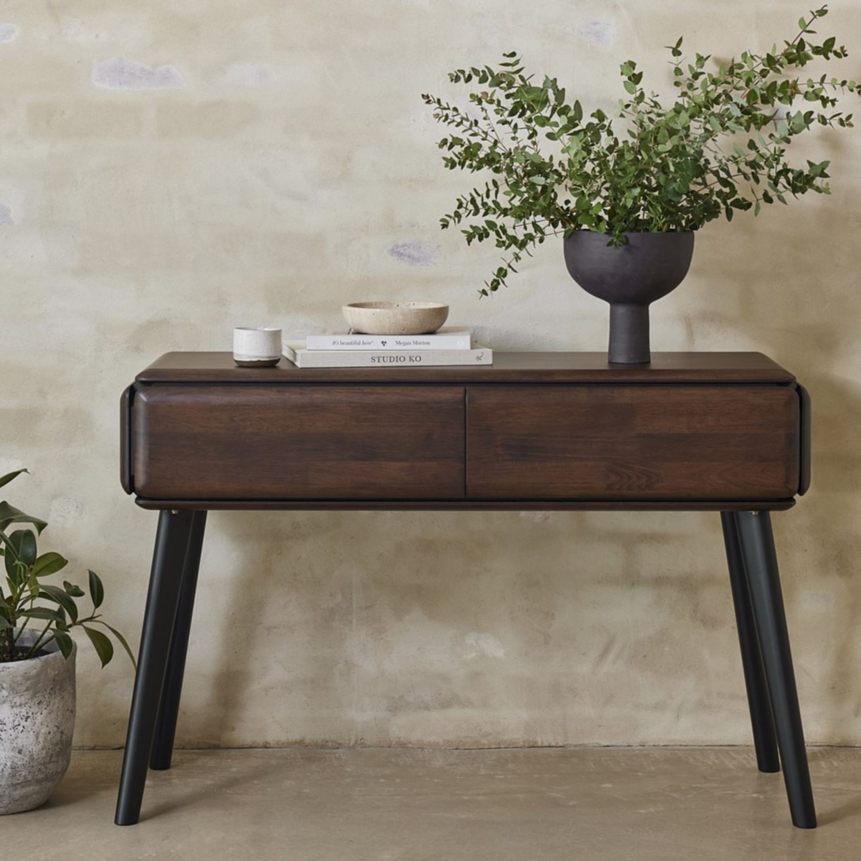 Casa Hardwood Desk/Console Table | Arabica Walnut | ArchiPro AU