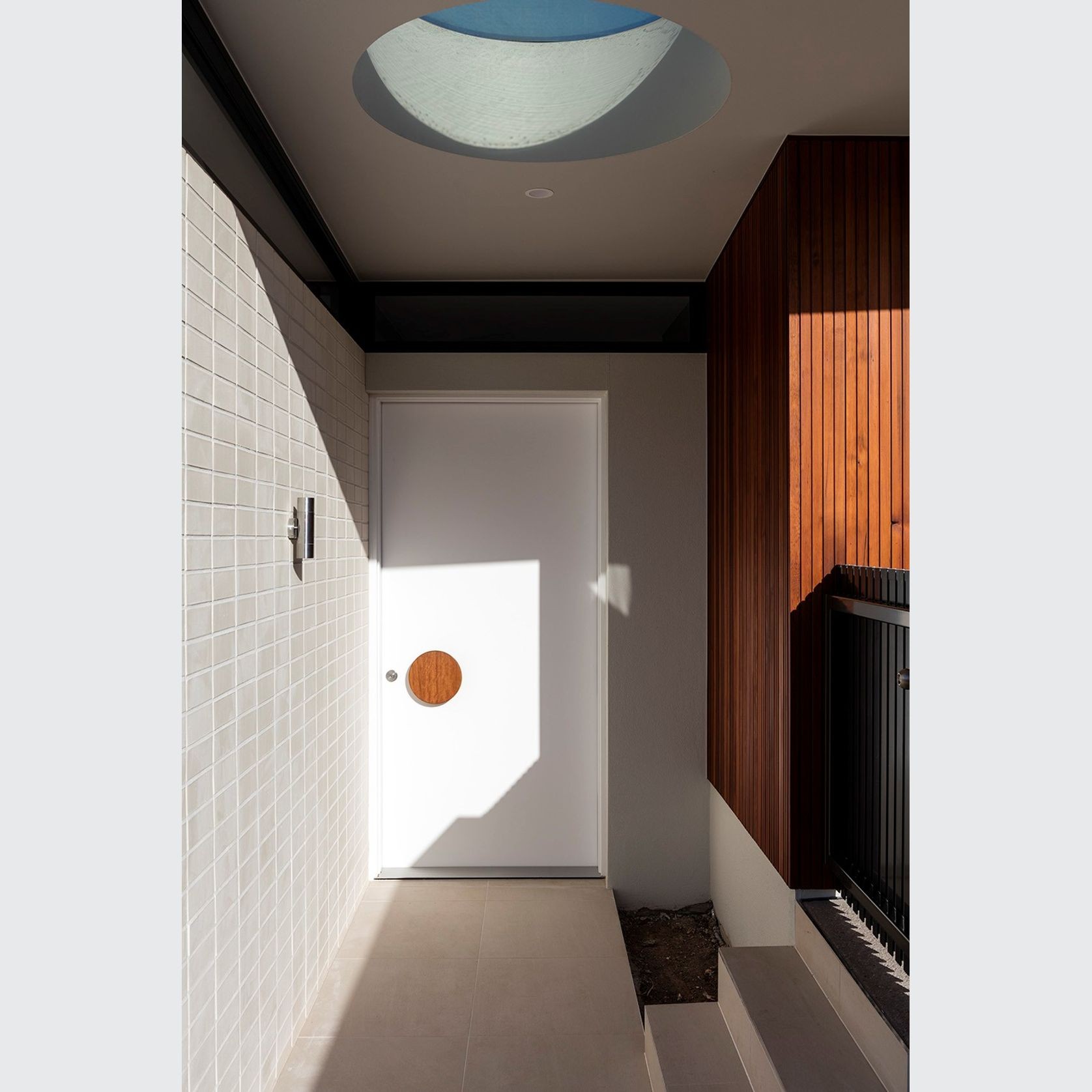Large Round - Timber Door Handle - TDH003 | ArchiPro AU