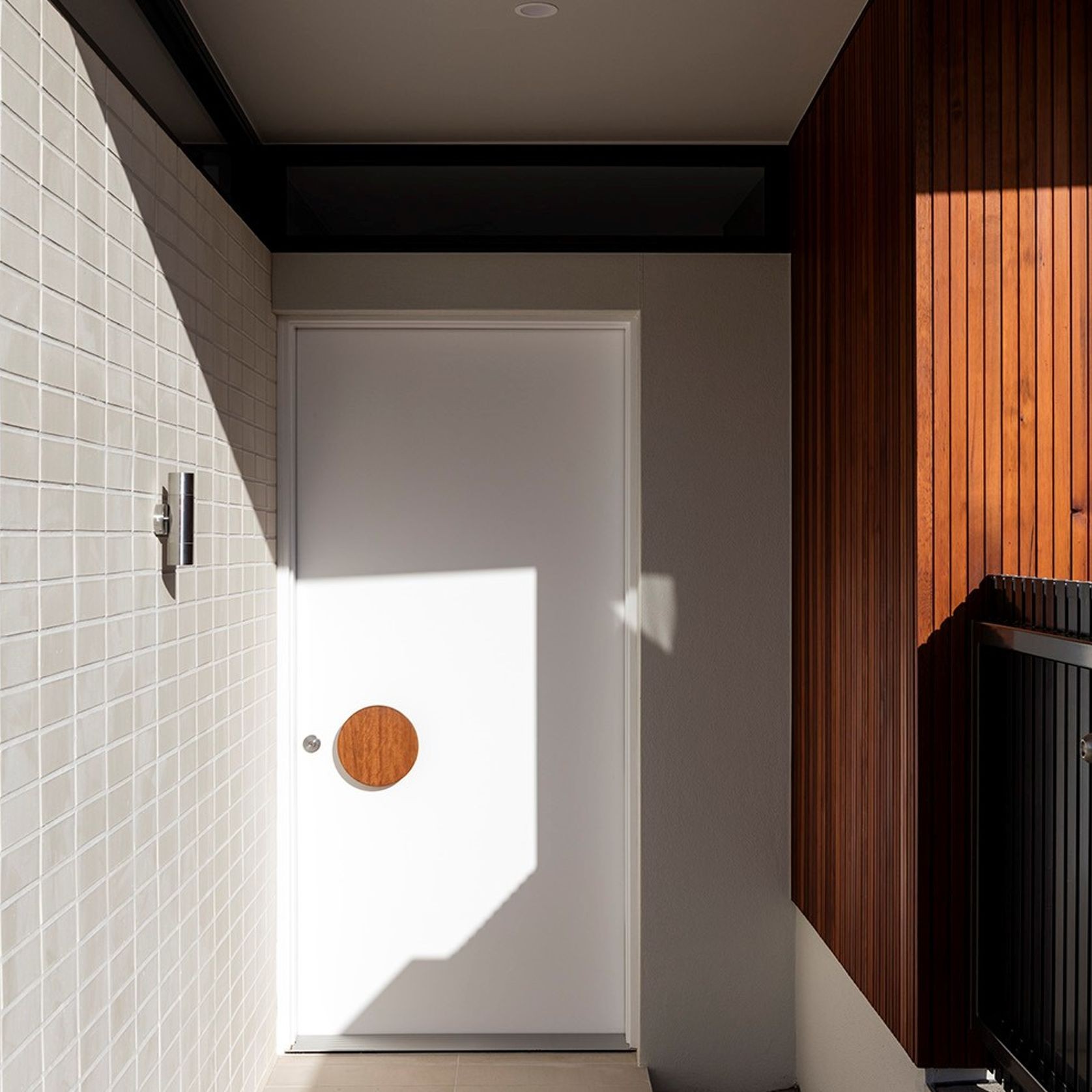 Large Round - Timber Door Handle - TDH003 | ArchiPro AU