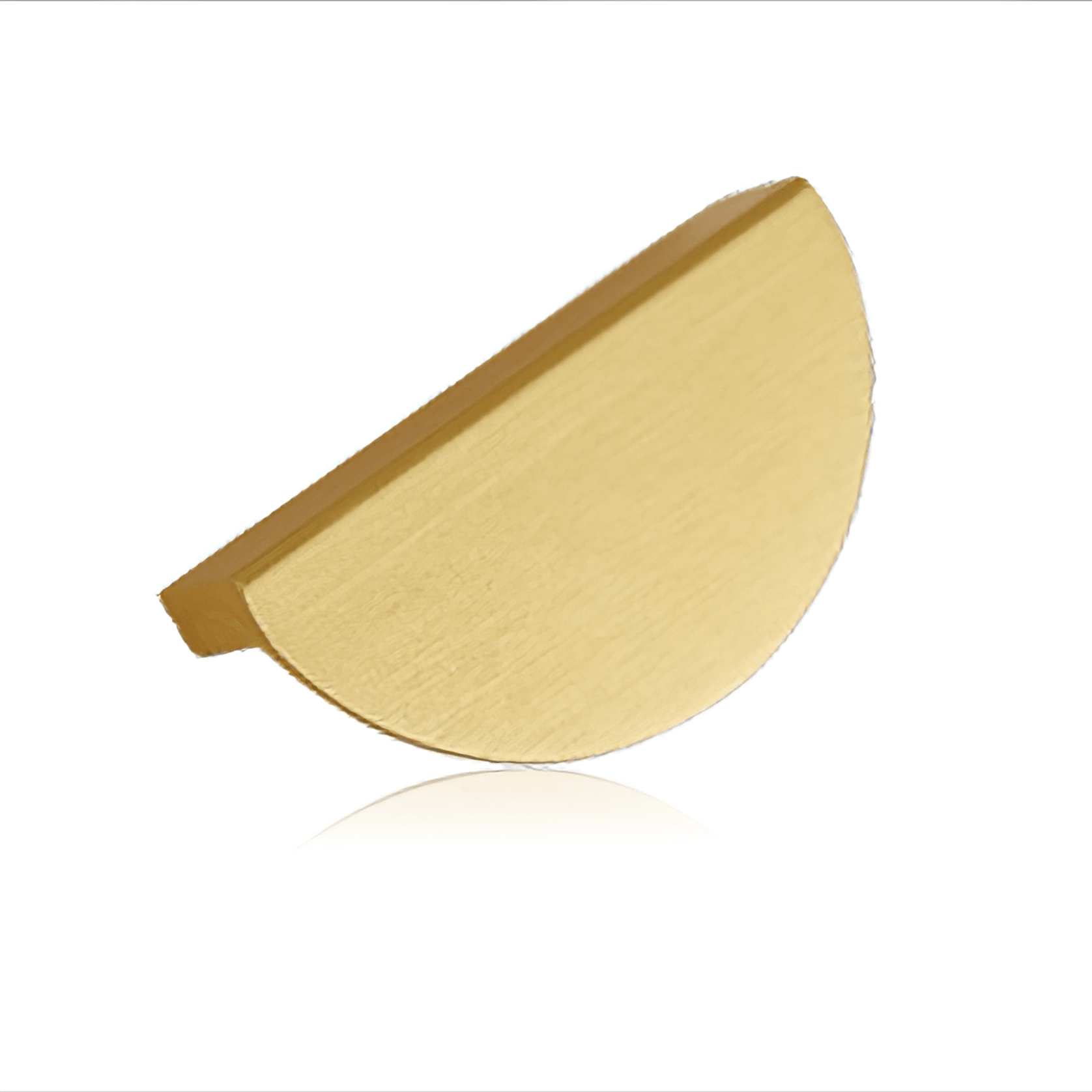 Krome Half Moon Handle 64mm Brushed Brass | ArchiPro AU