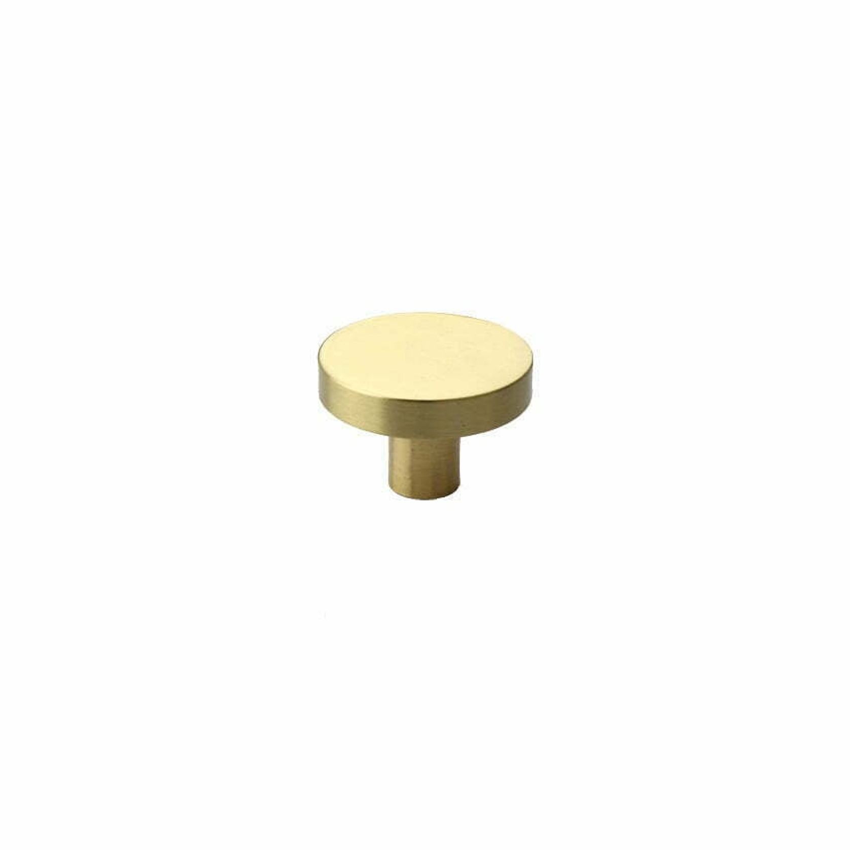 Round Solid Brass Kitchen Button Knobs | ArchiPro AU