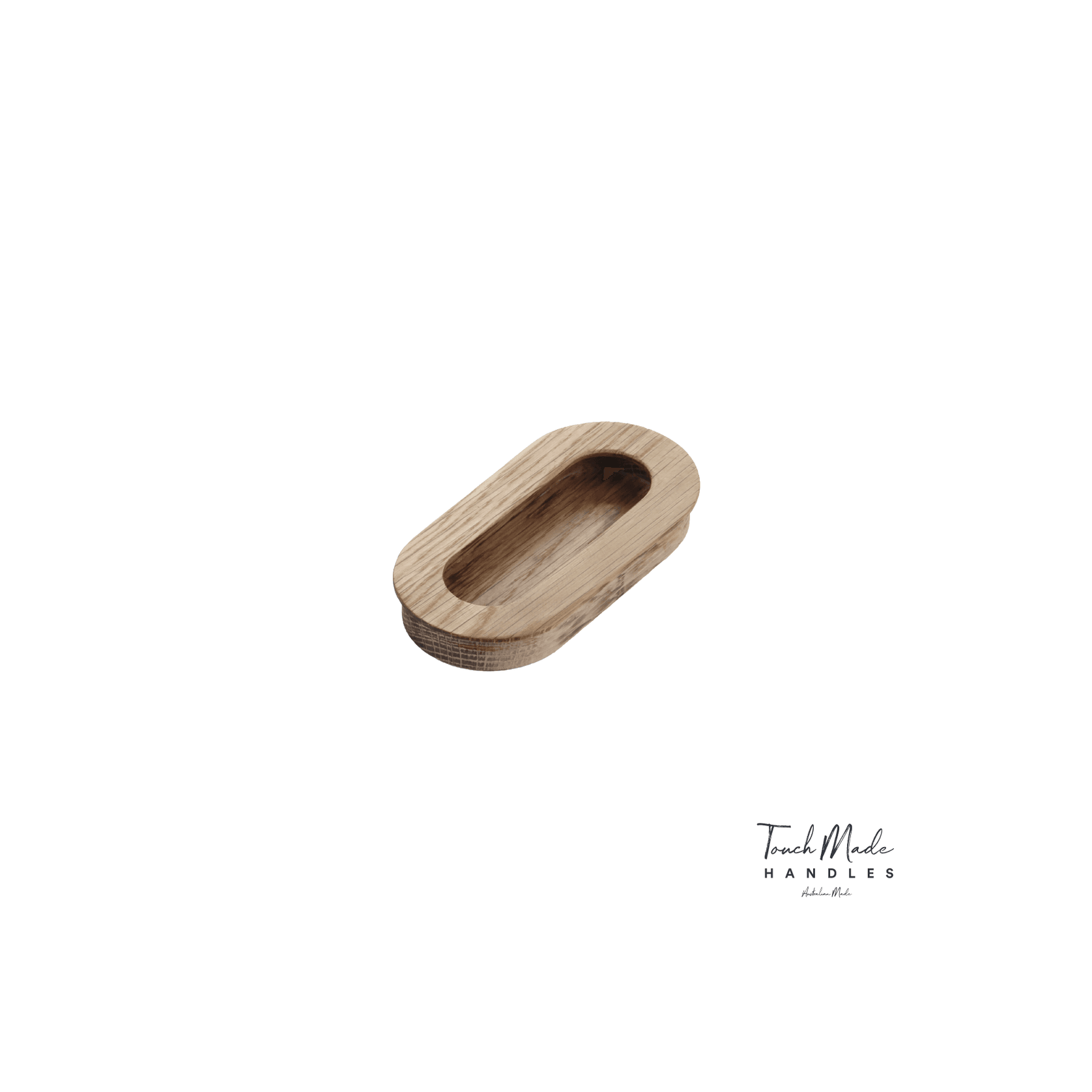 Cascade Recessed Oval Small Timber Handles | ArchiPro AU