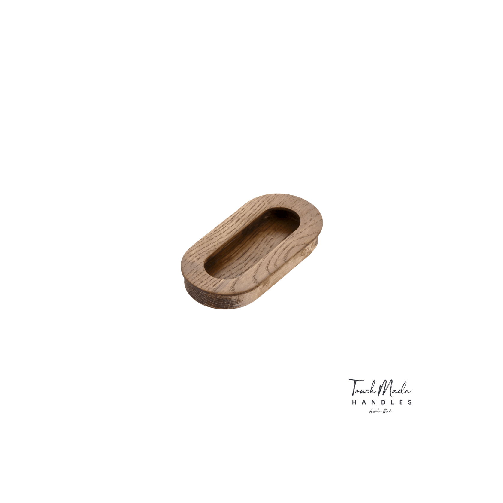 Cascade Recessed Oval Small Timber Handles | ArchiPro AU